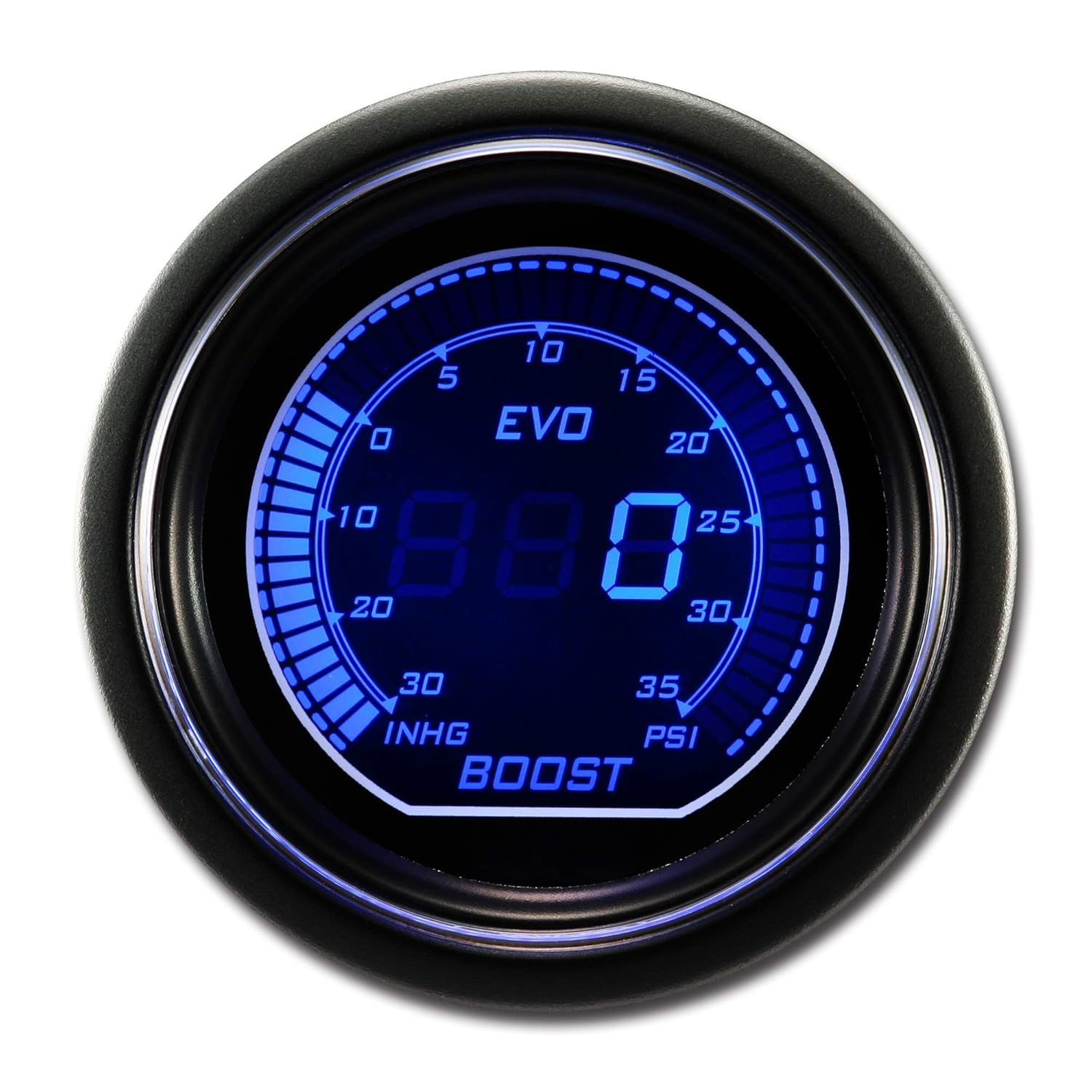Amazon.com: EVO Series Electronic Boost Gauge PSI Blue Red Backlit ...