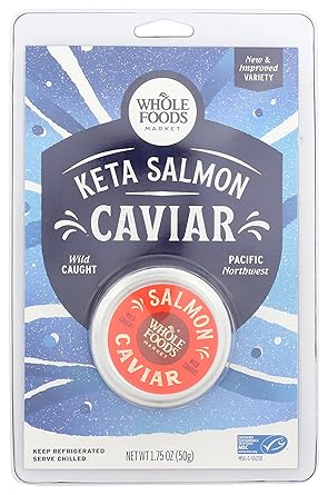 Amazon.com: WHOLE FOODS MARKET Keta Salmon Caviar, 1.74 OZ : Grocery ...