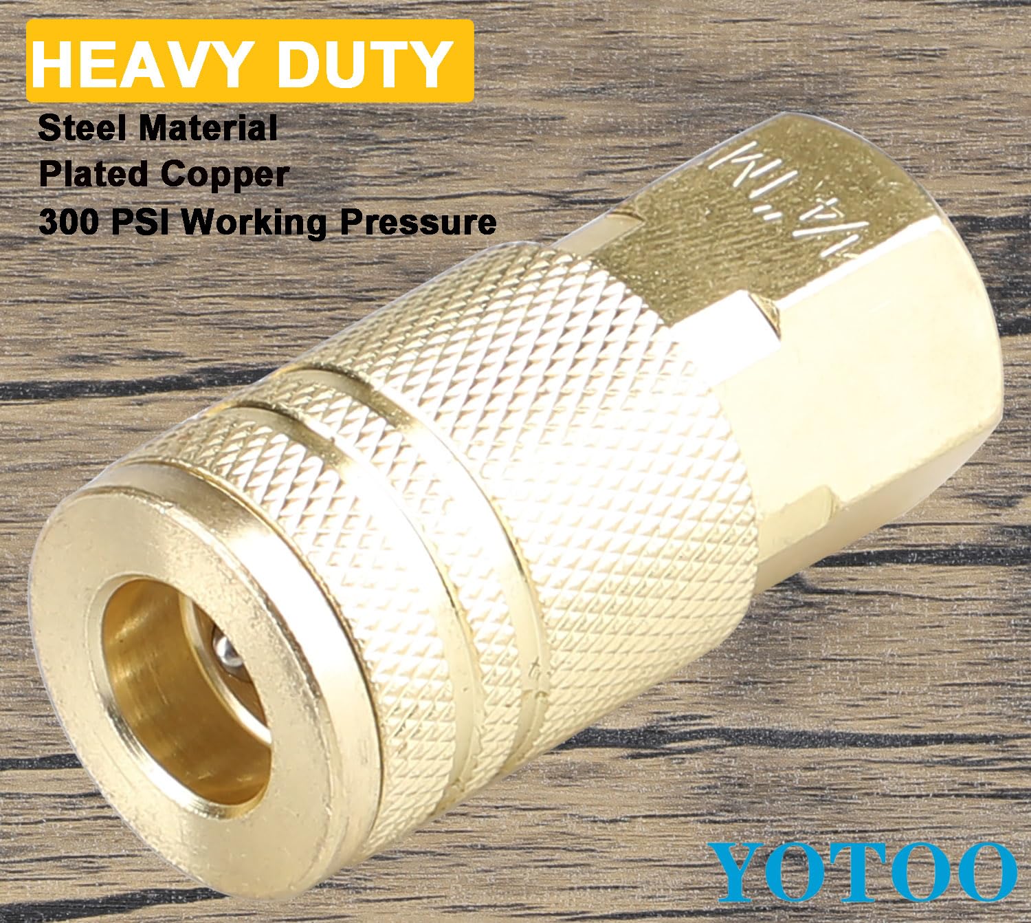 Snapklik.com : 10 Pieces Steel Industrial Air Coupler Set, Quick ...