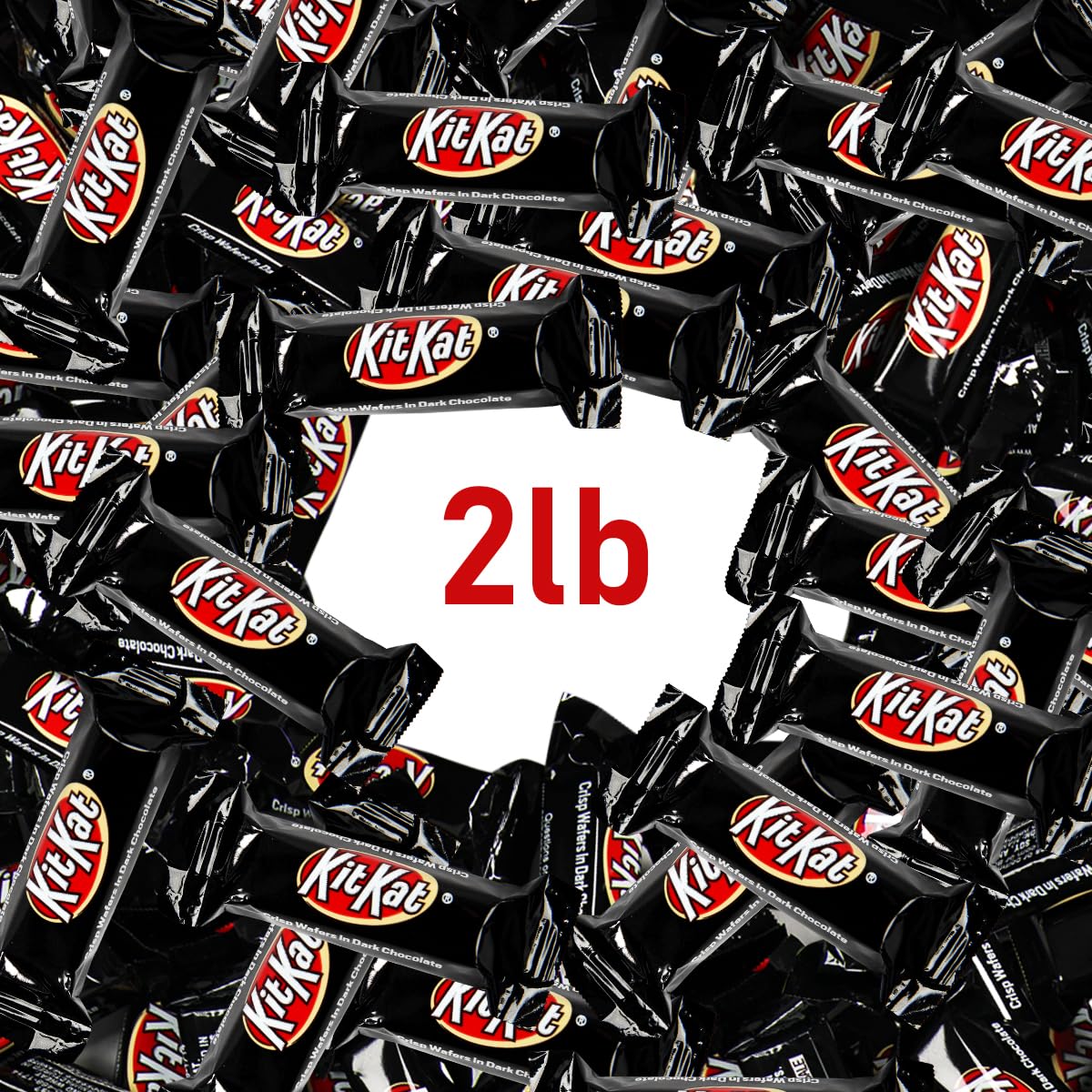 Kit Kat Barras de chocolate oscuro en miniatura a granel, barras de ...