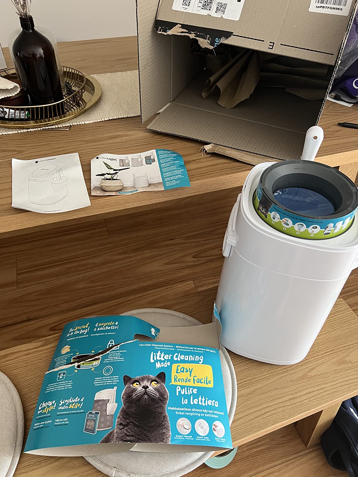 LitterLocker Cat Litter Disposal System, White : Amazon.com.au: Pet ...