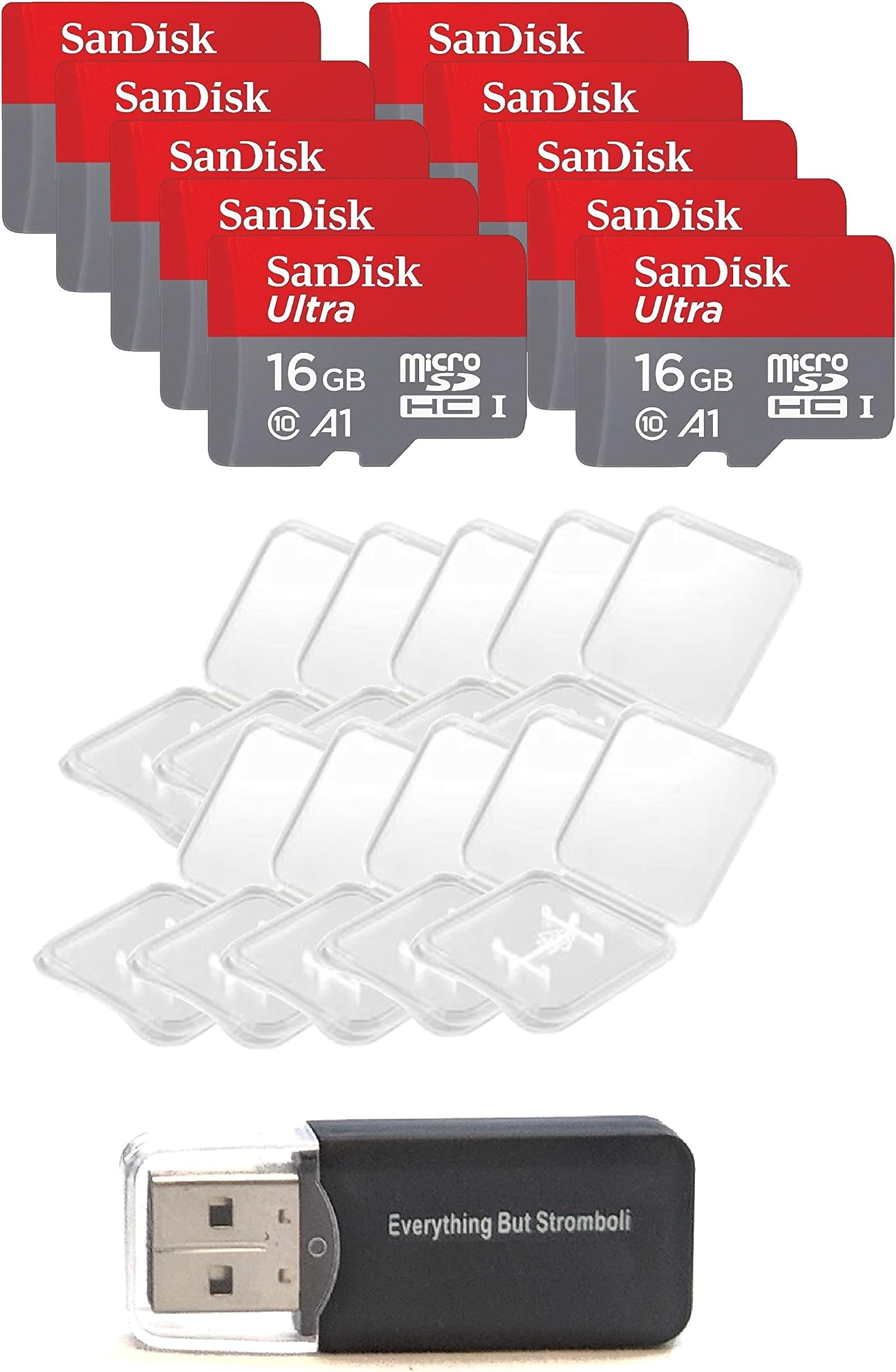Amazon.com: SanDisk Ultra (5 Pack Bundle) Micro SD Memory Flash Card ...