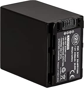 Amazon.com: BM Premium NP-FV100A High Capacity Battery for Sony FDR-AX30 FDR-AX33 FDR-AX53 FDR ...
