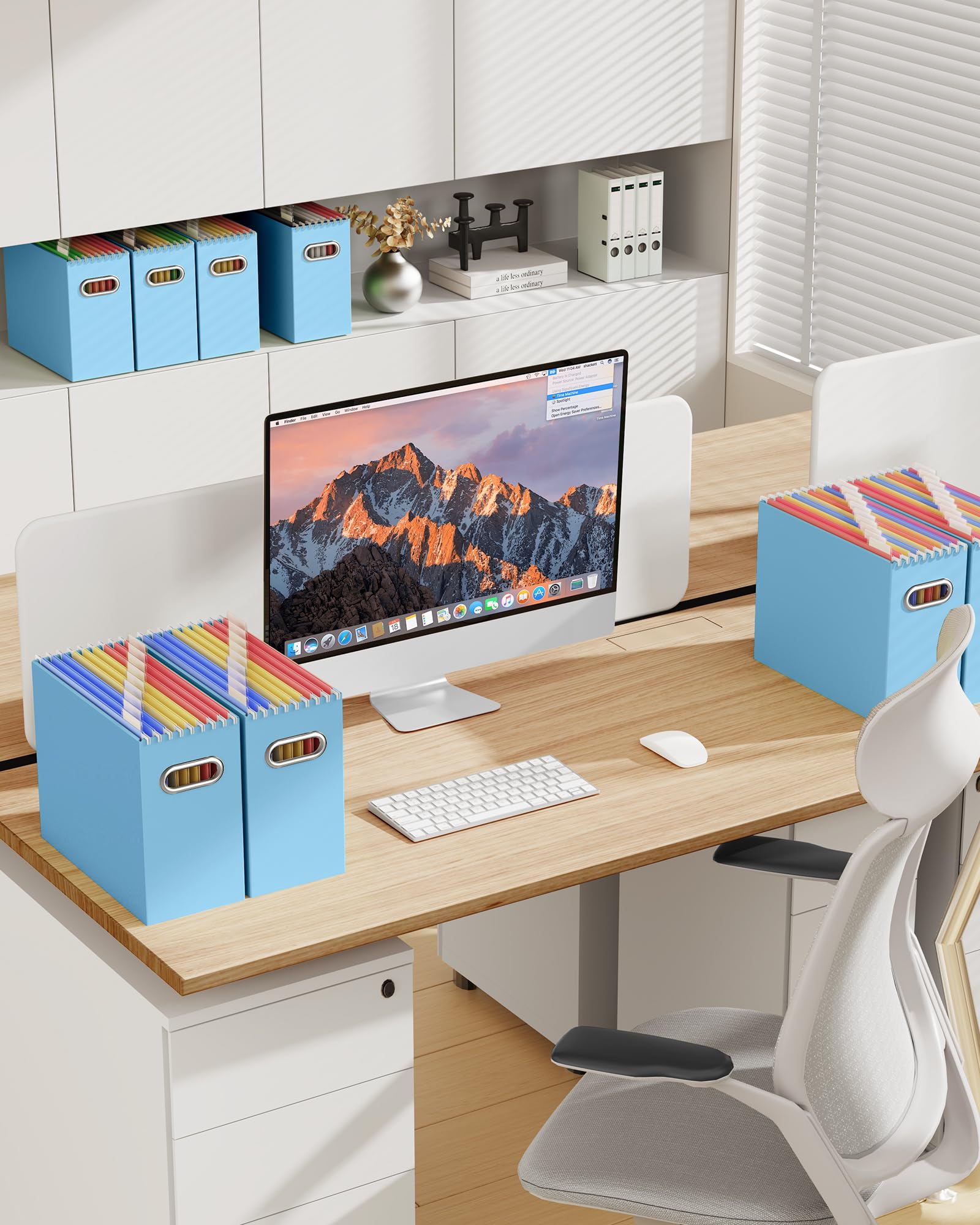 Snapklik.com : Oterri Cardboard File Organizer Box For Hanging File ...
