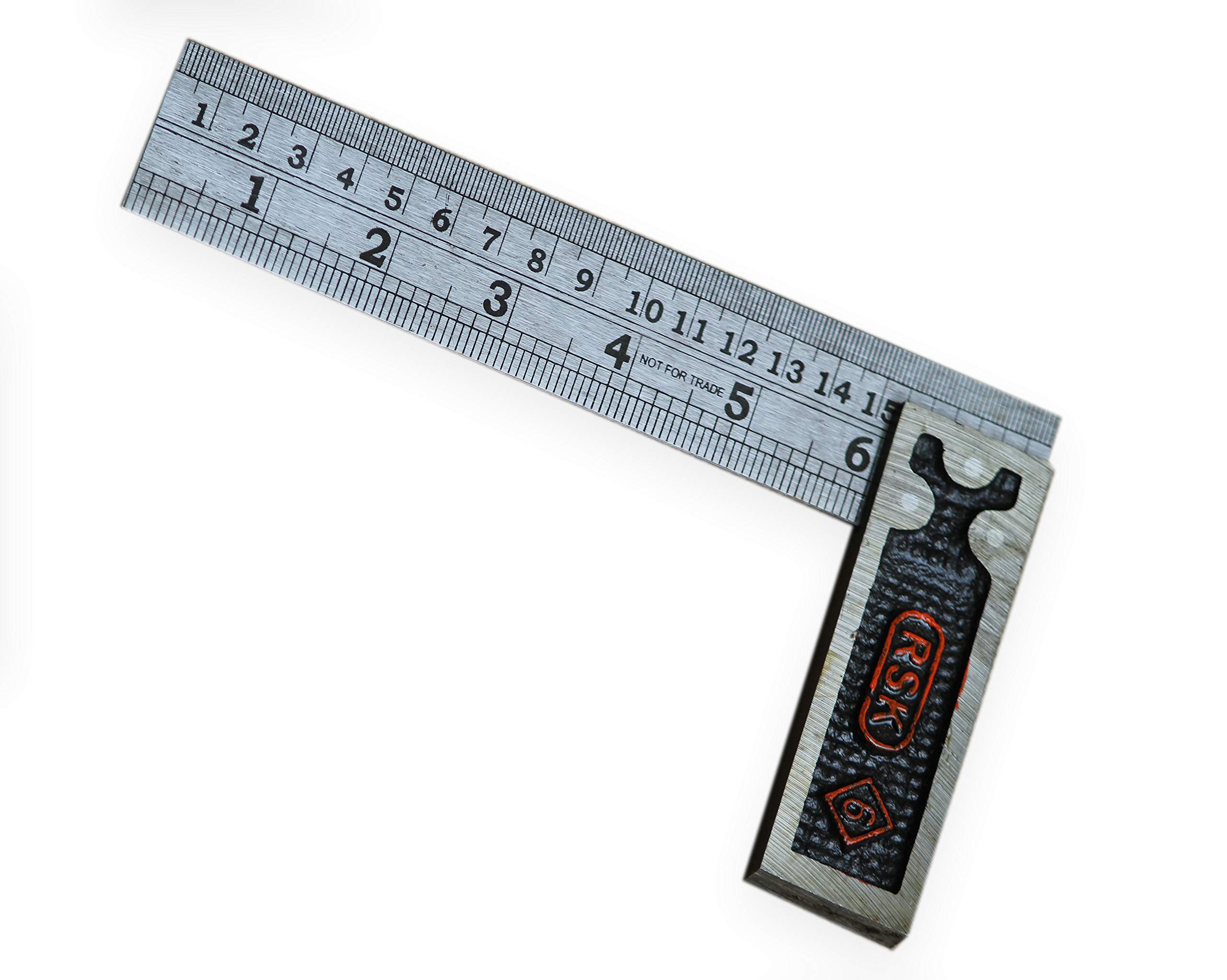 RSK Carbon Steel Blade Try Square (6 Inch) : Amazon.in: Home Improvement
