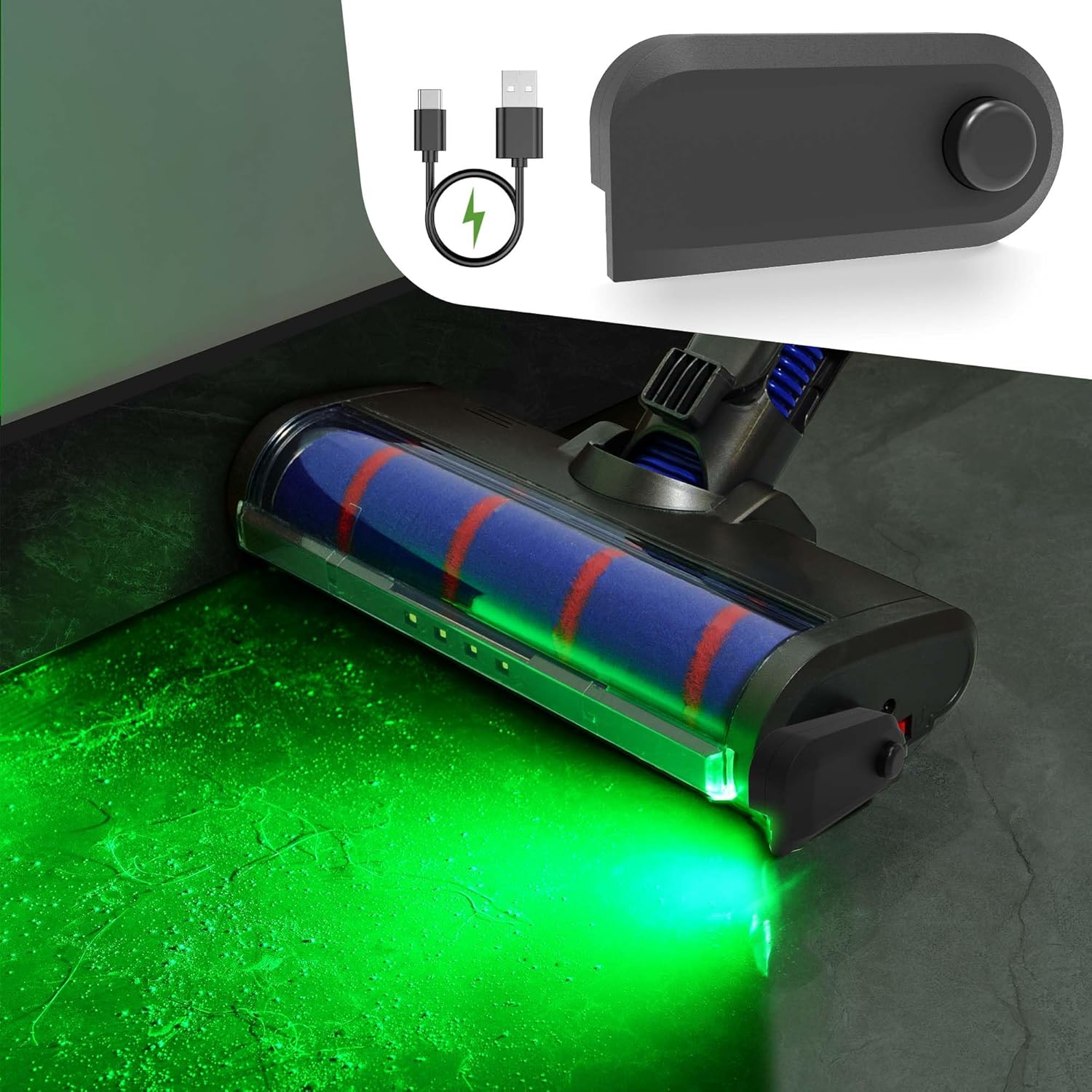 Amazon.com - QPDZ Rechargeable Vacuum Cleaner Dust Detector Light ...