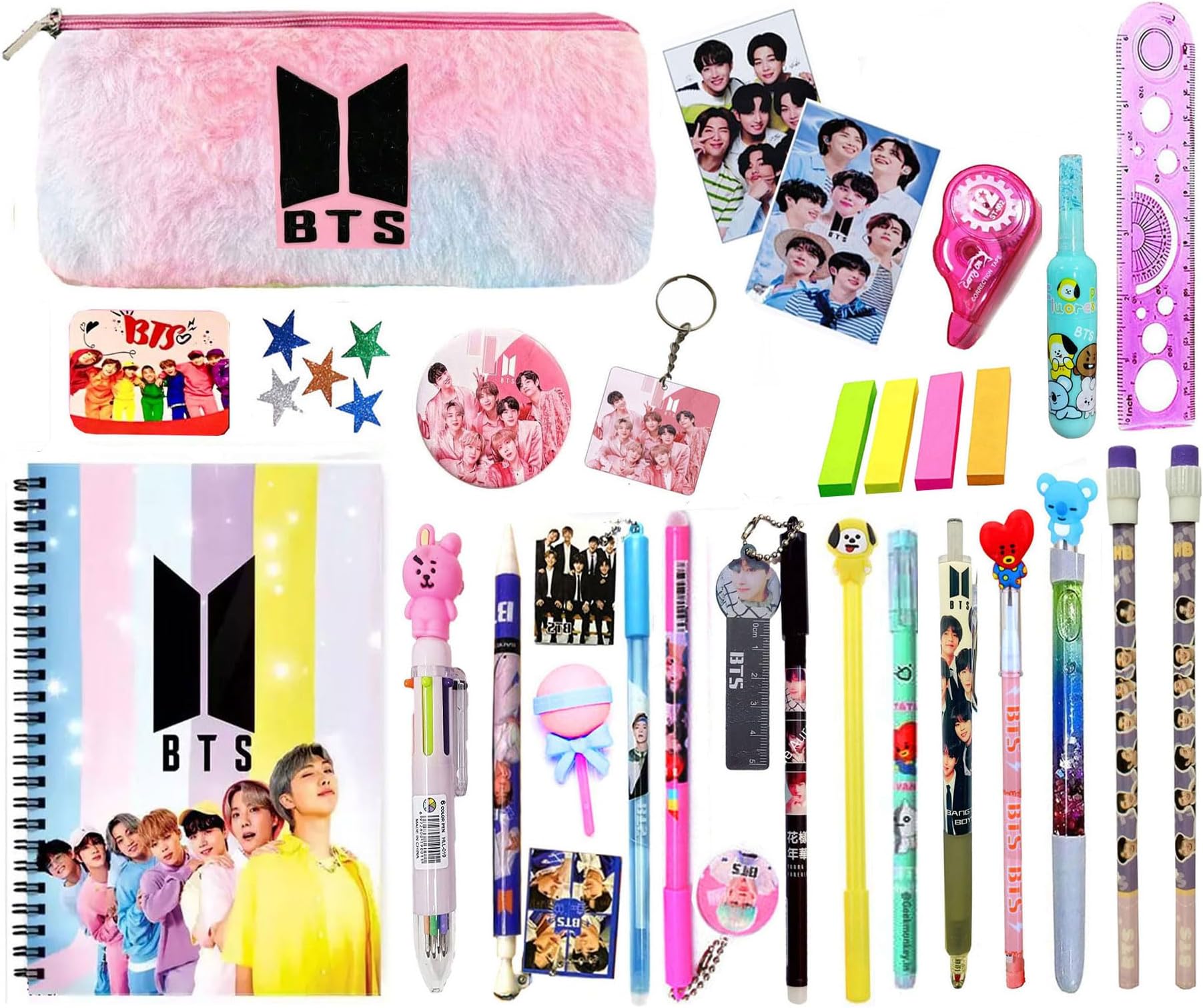 Buy BTS Theme Pencil Stationery Pouch - 1 Pcs Online at Low Prices in ...