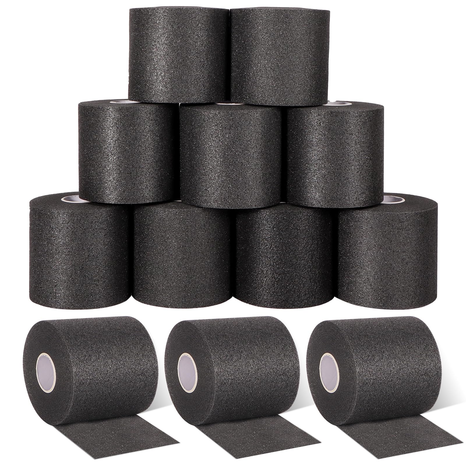 Amazon.com: 12 Pieces Pre Wrap Athletic Tape Foam Underwrap, Breathable ...