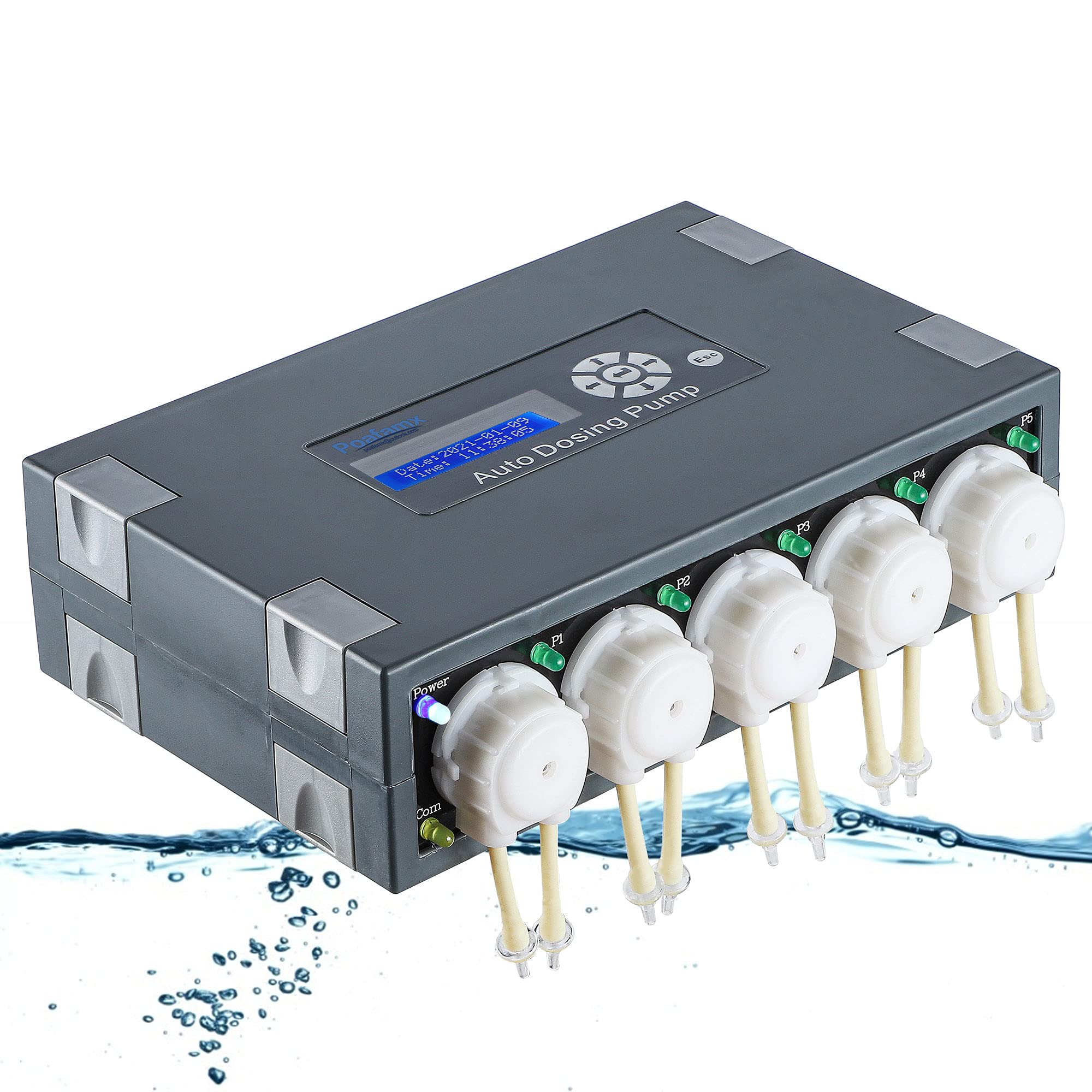 Buy Poafamx Aquarium Dosing Pump Programmable Auto Titration Pump 5 ...