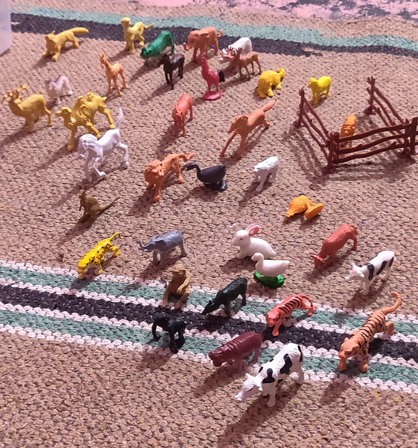 Buy ACHAL 40pcs Sea Animal Creatures Children Puzzle Early Education Home Gift Mini sea Toy Set ...