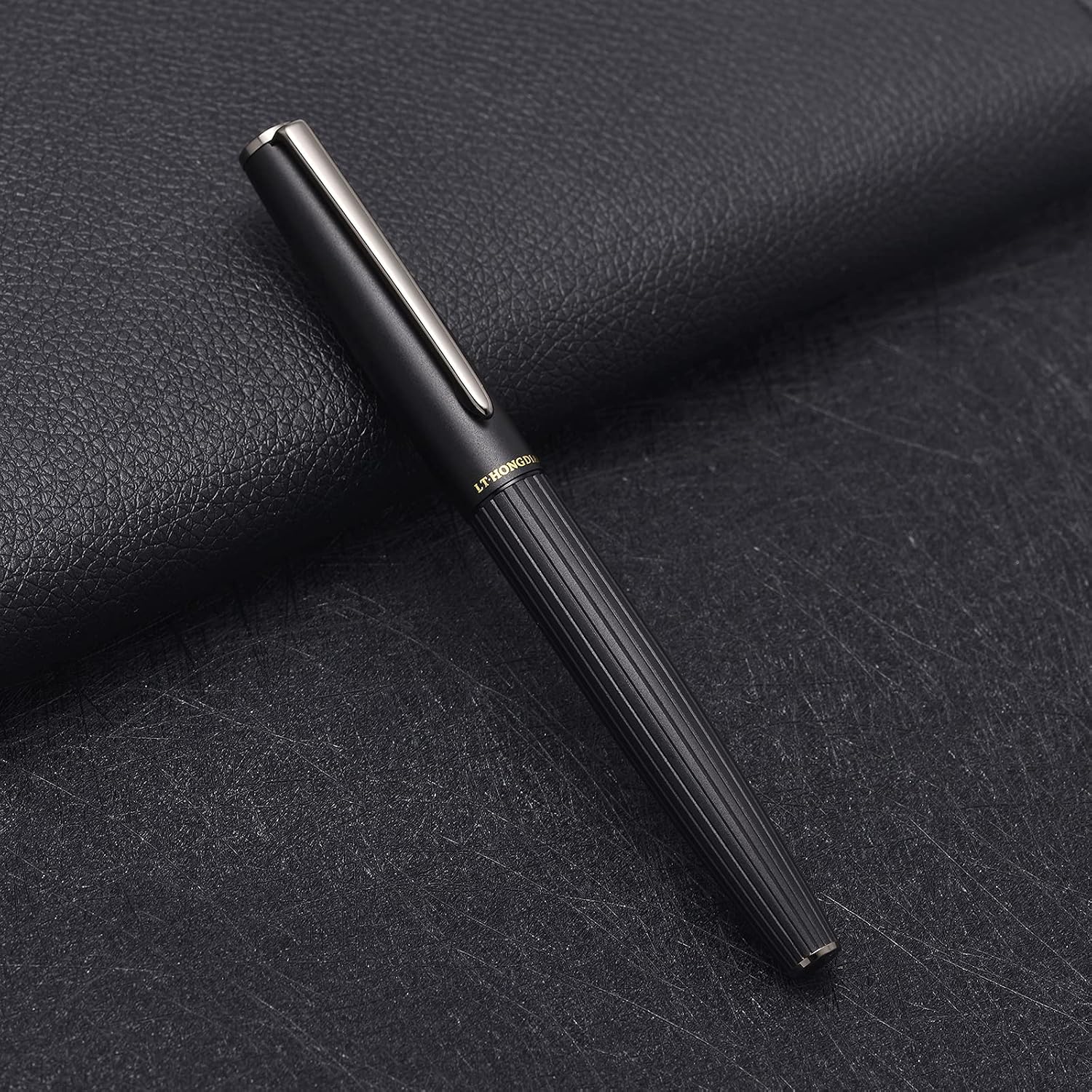 Hongdian H3 Silver Aluminum Fountain Pen with Fine Nepal | Ubuy