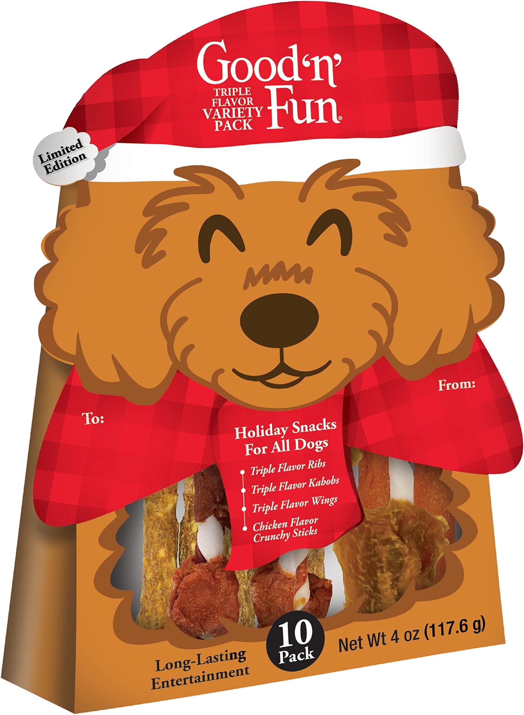 Amazon.com : Good 'n' Fun Good'n'Fun Holiday Chicken & Mint Mini Bones ...