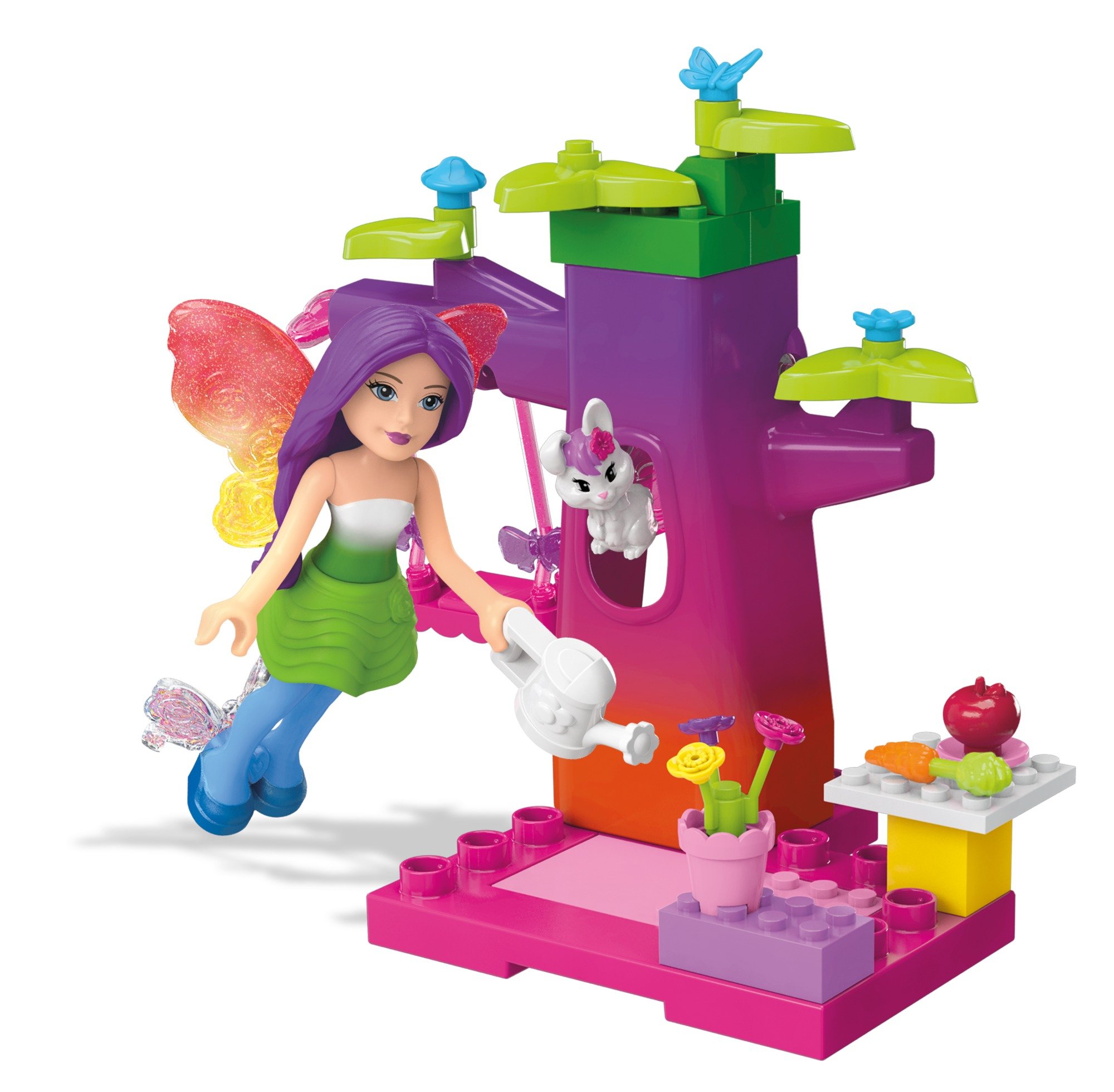Amazon.com: Mega Bloks Barbie Fairy Treehouse : Toys & Games