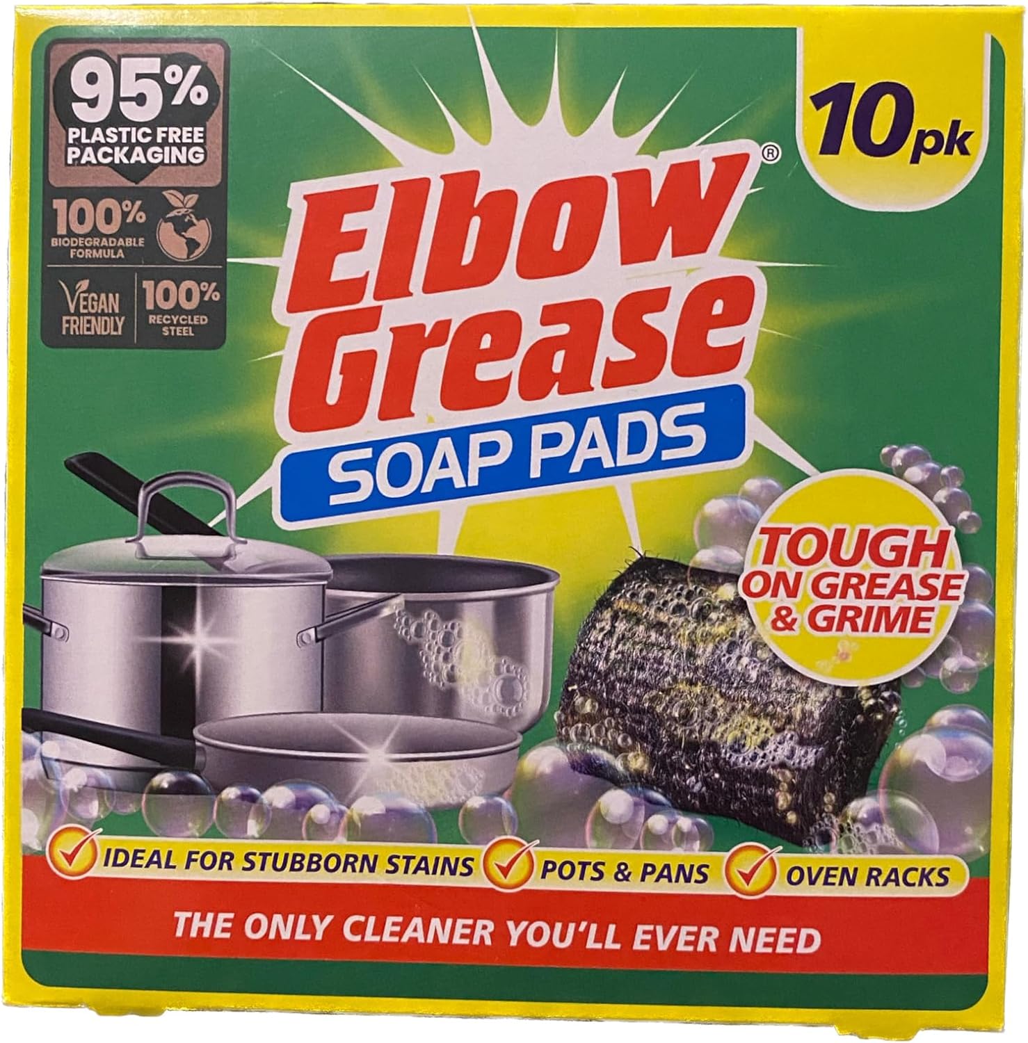 Elbow Grease Soap Pads 10pk : Amazon.co.uk: Grocery