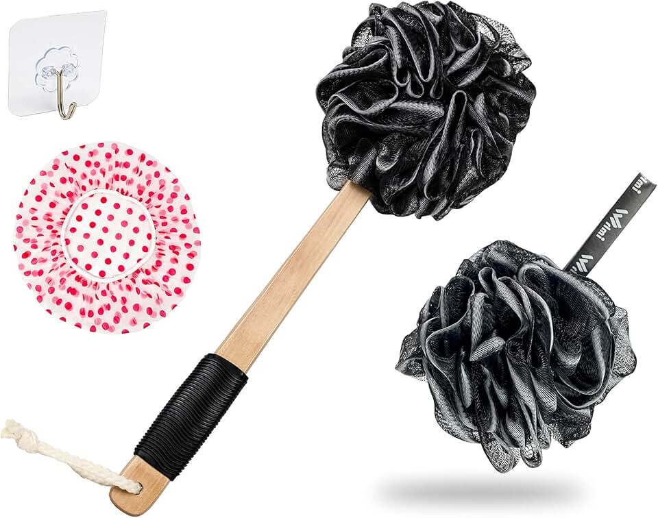 Amazon.com: buff puff back scrubber with handle