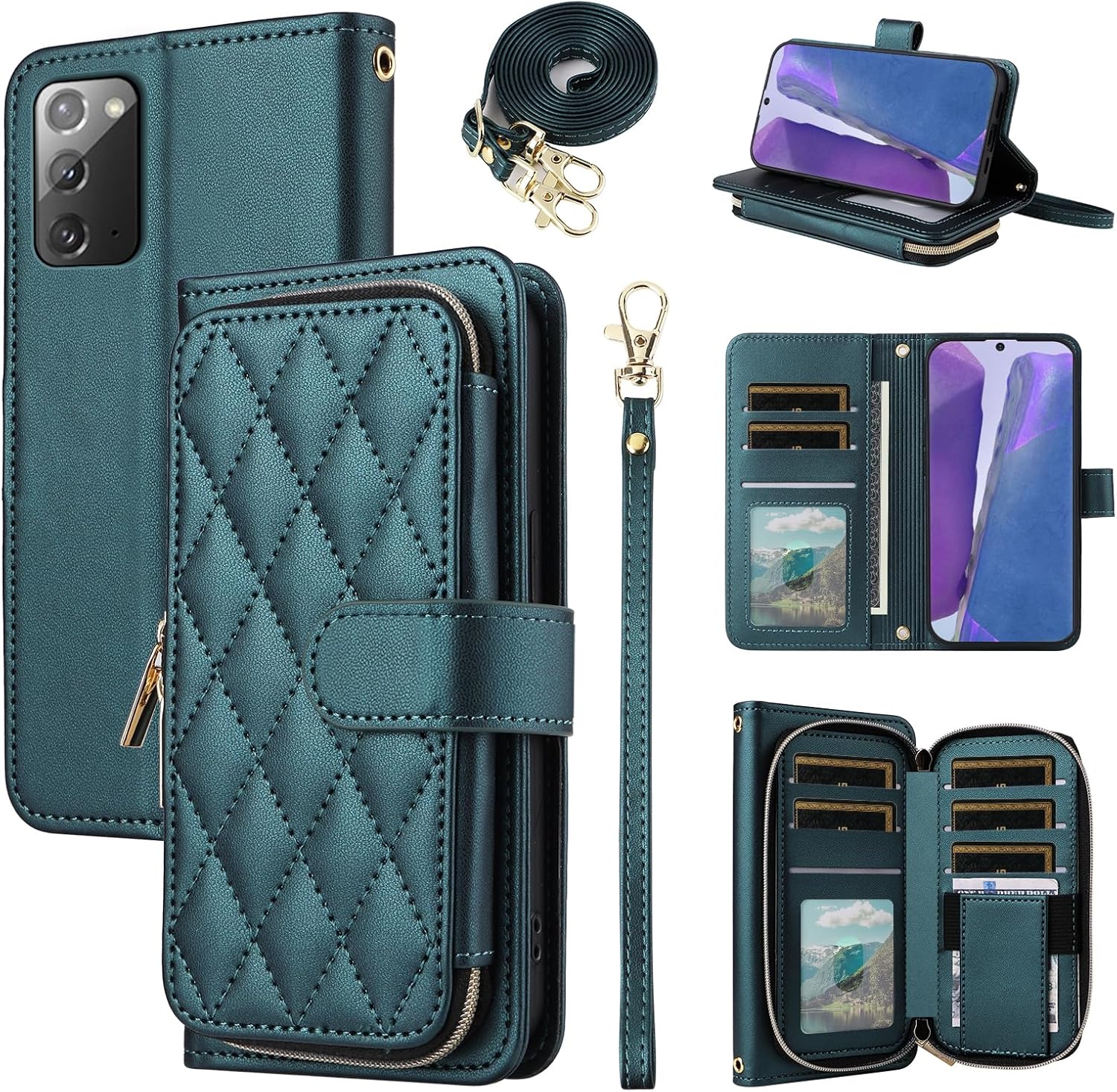 Amazon.com: Furiet Wallet Case for Samsung Galaxy Note 20 5G with ...