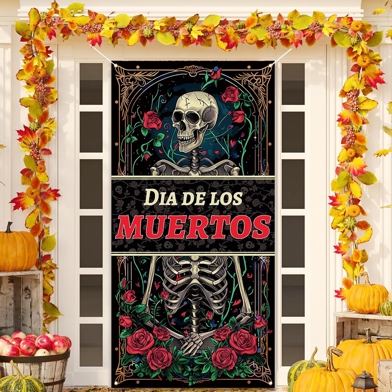 Amazon.com : Mexico Mexican Day of The Dead Door Cover Dia De Los ...