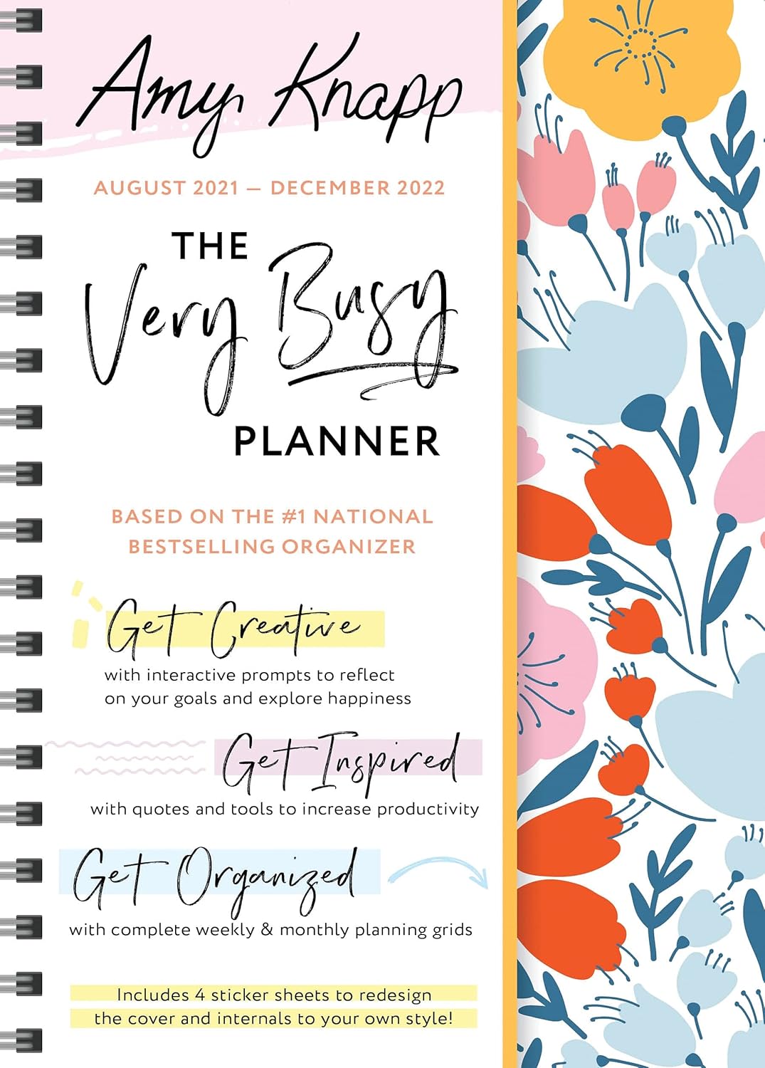 Amazon.com: 2022 Amy Knapp's The Very Busy Planner: 17-Month Weekly ...