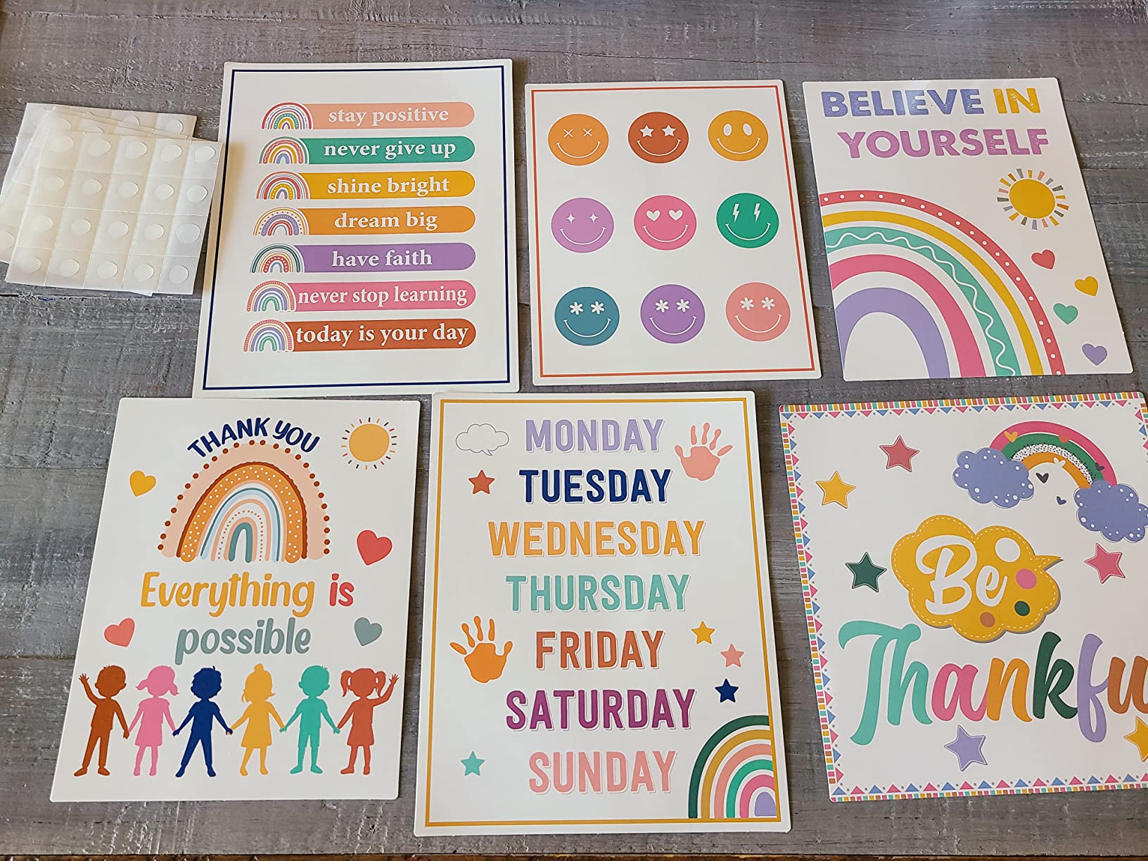 Amazon.com: 50 Pcs Today is A Great Day Bulletin Board Decoration Set ...