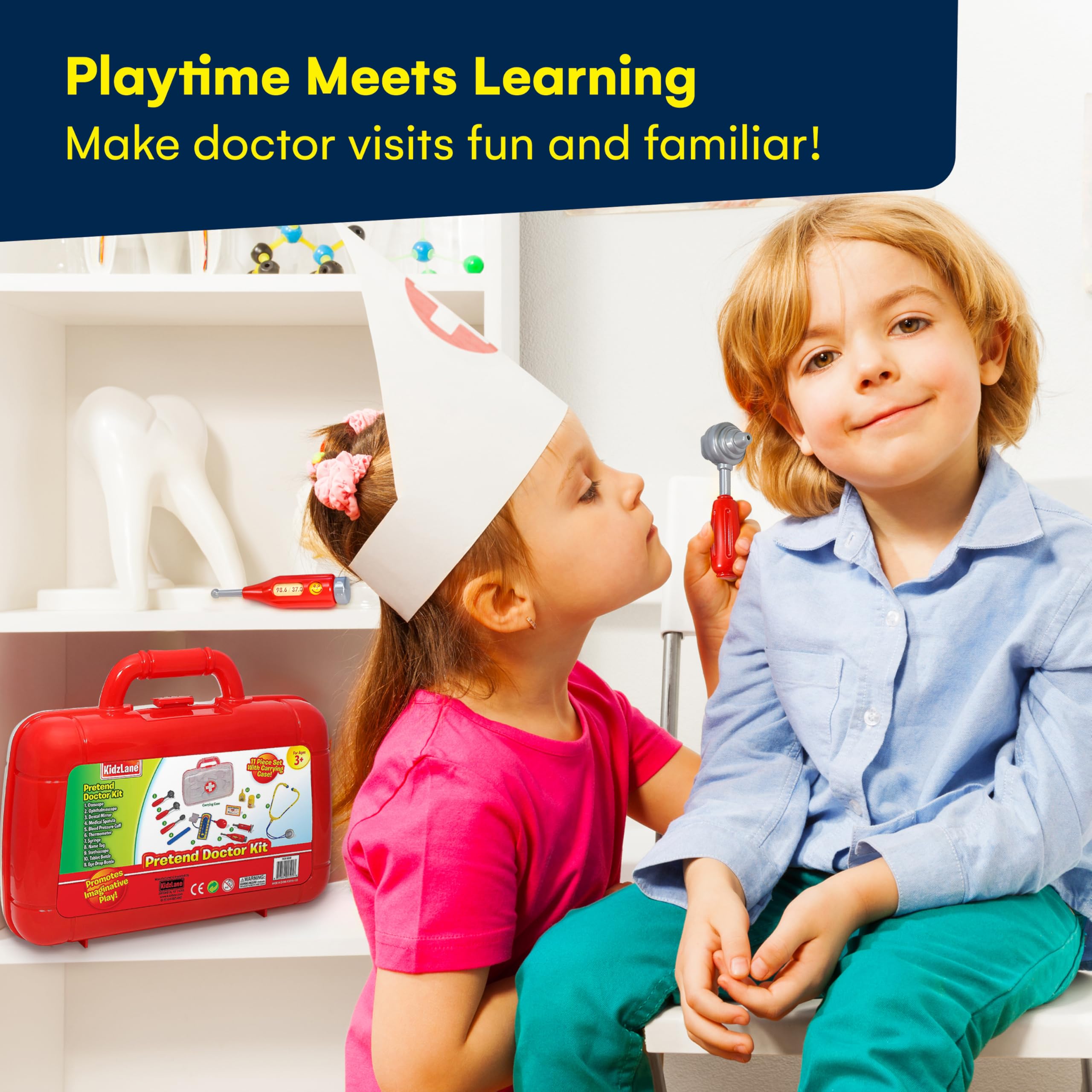 Snapklik.com : Kidzlane Doctor Kit For Kids - Kids Doctor Playset ...