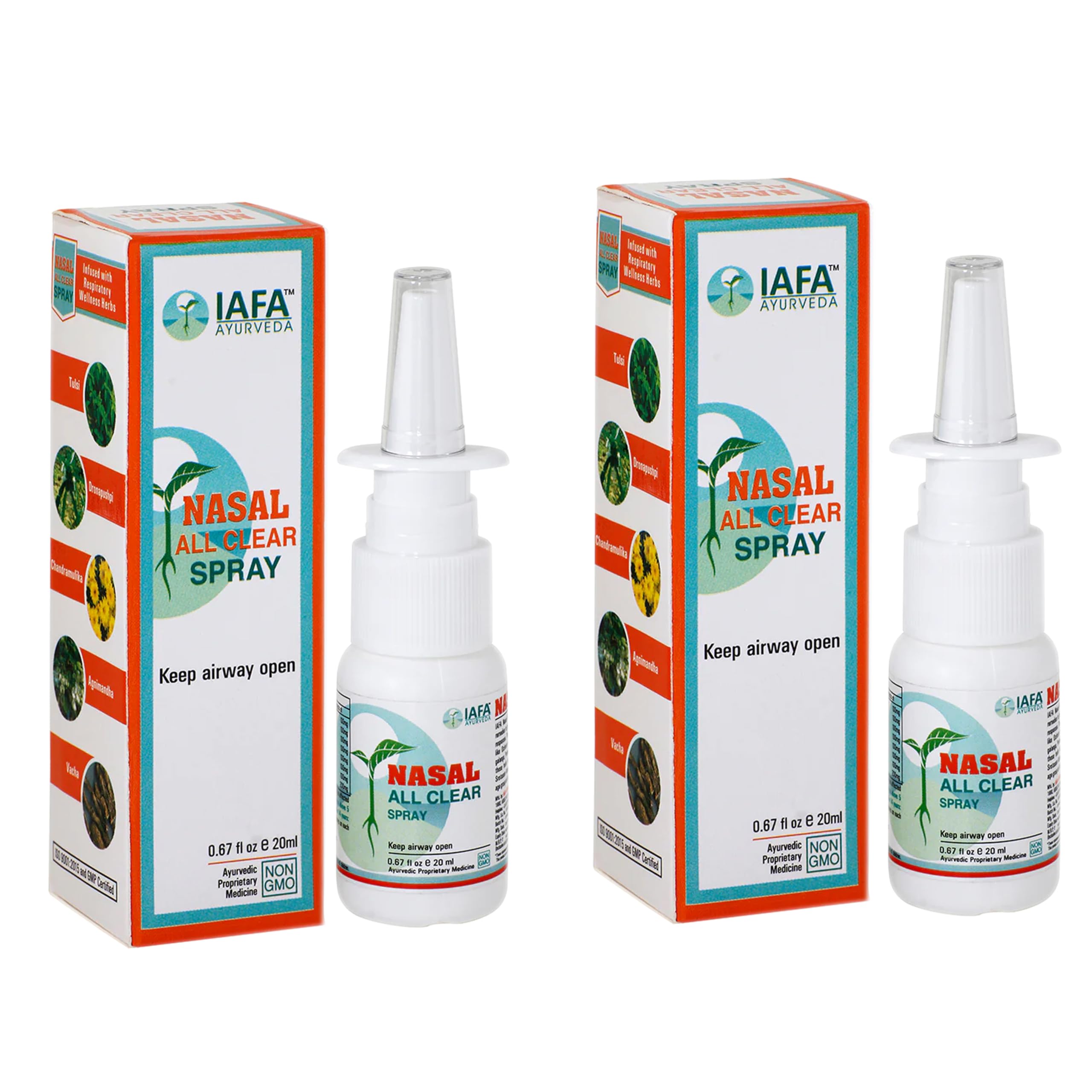 Iafa Nasal All Clear Ayurvedic Nasal Spray For Allergy 20ml ...