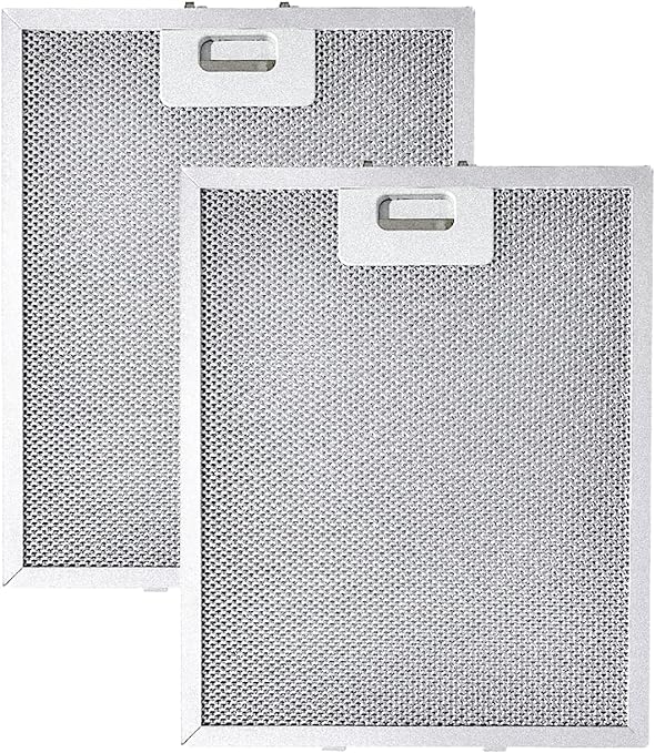 Amzinpure 320 x 260mm Cooker Hood Extractor Fan Vent Metal Alluminum ...