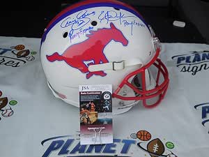 Amazon.com: Eric Dickerson and Craig James Pony Express Dual Signed ...
