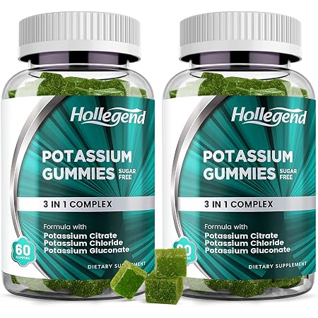Amazon.com: Potassium 3 in 1 Complex Gummies Sugar Free, New Formula ...