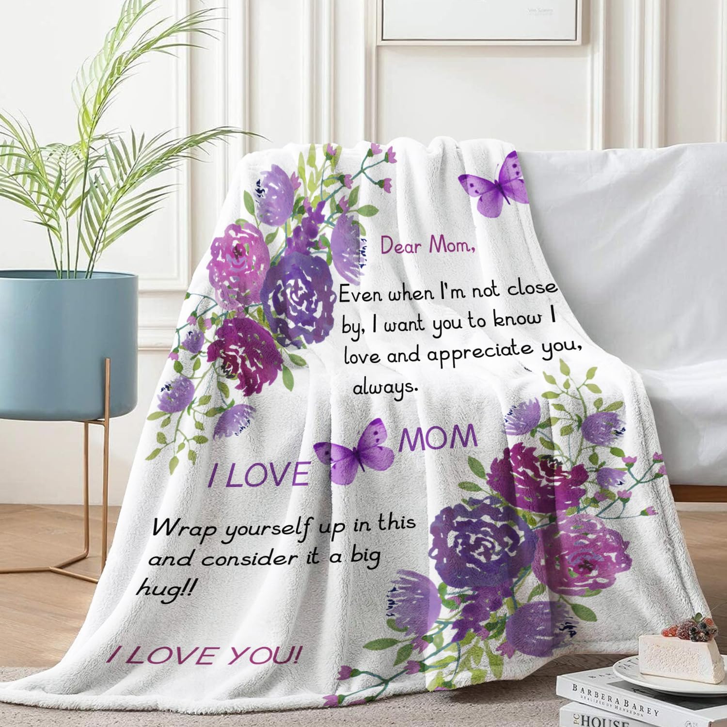 Amazon.com: Mom Blanket, Gifts for Mom, Mom Birthday Gifts from ...