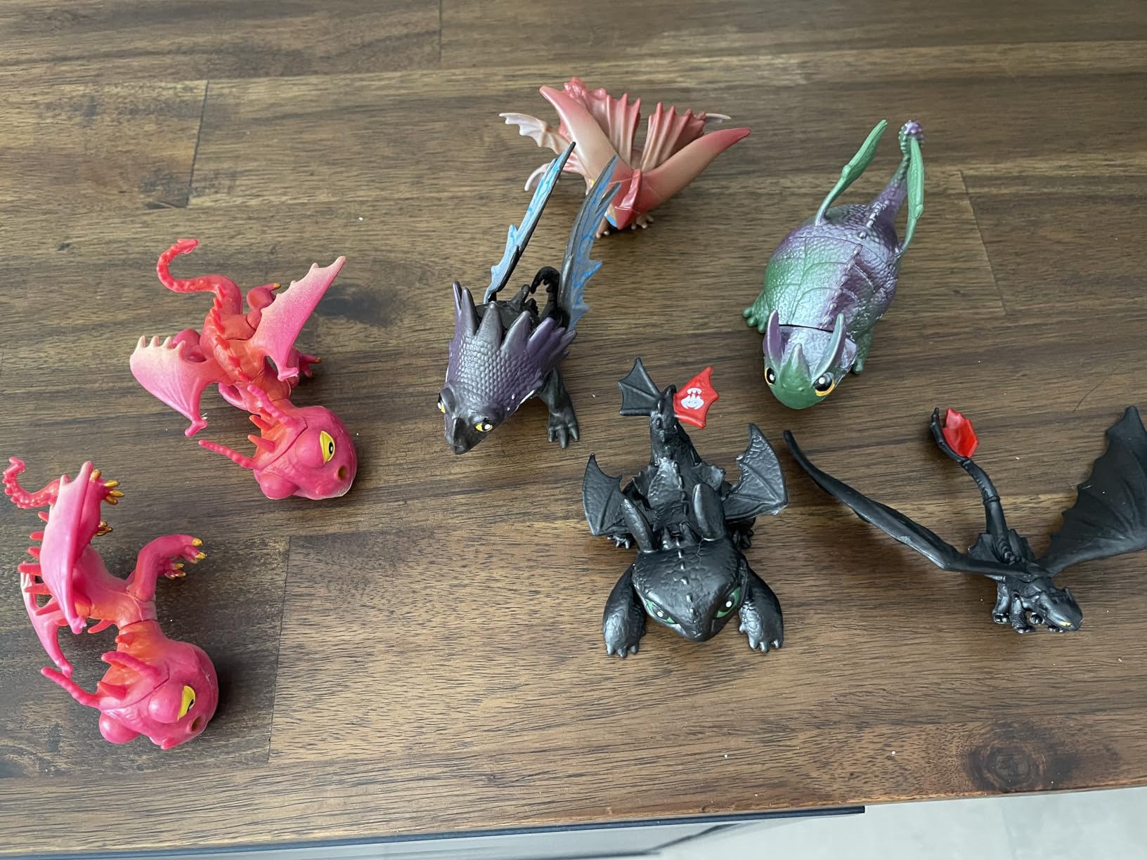 Toysvill Dragon httyd (Set 7 pcs) / Night Fury (Toothless), Action ...
