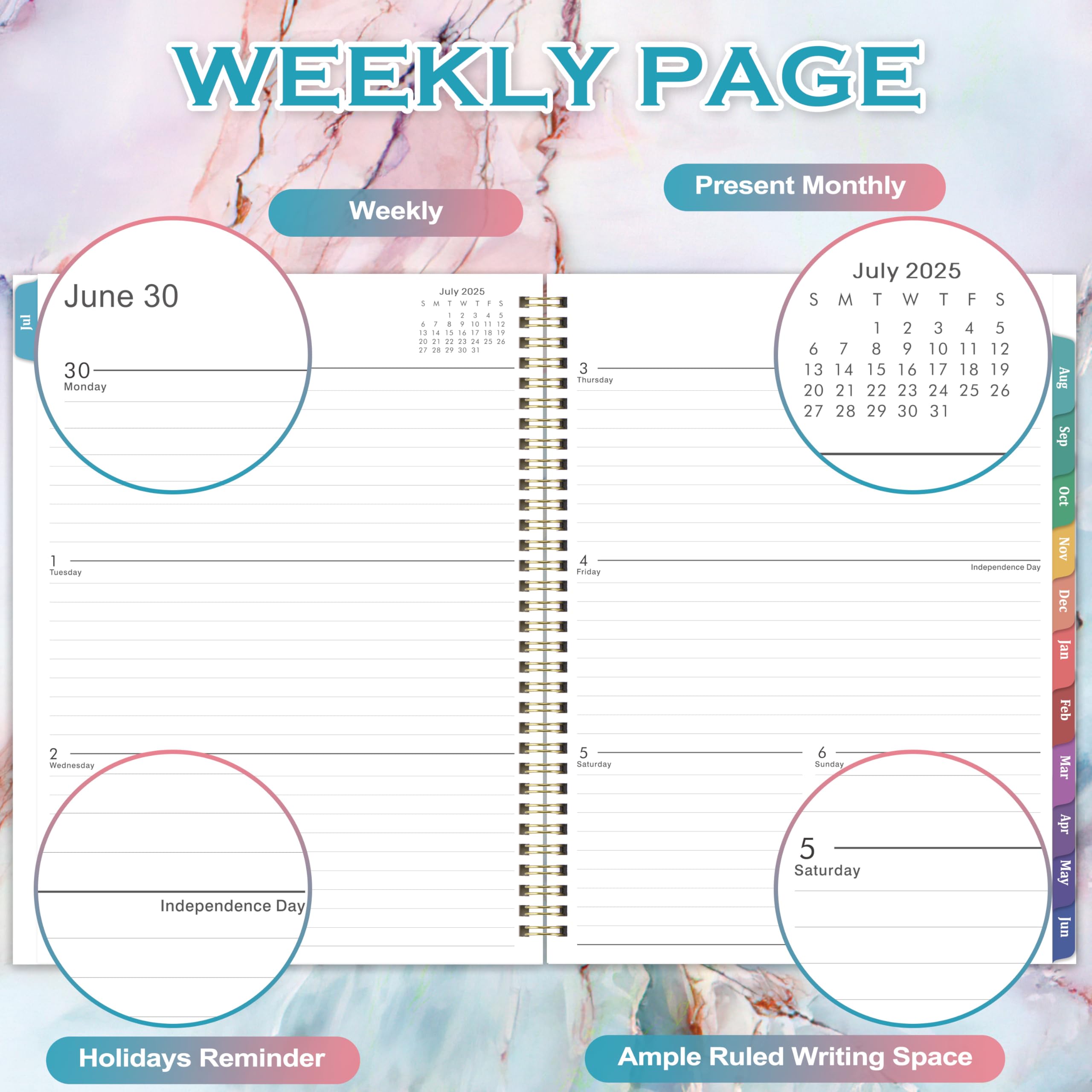 2026 Weekly Planner Refill Planner 2025-2027 2025-2027 Monthly Planner ...