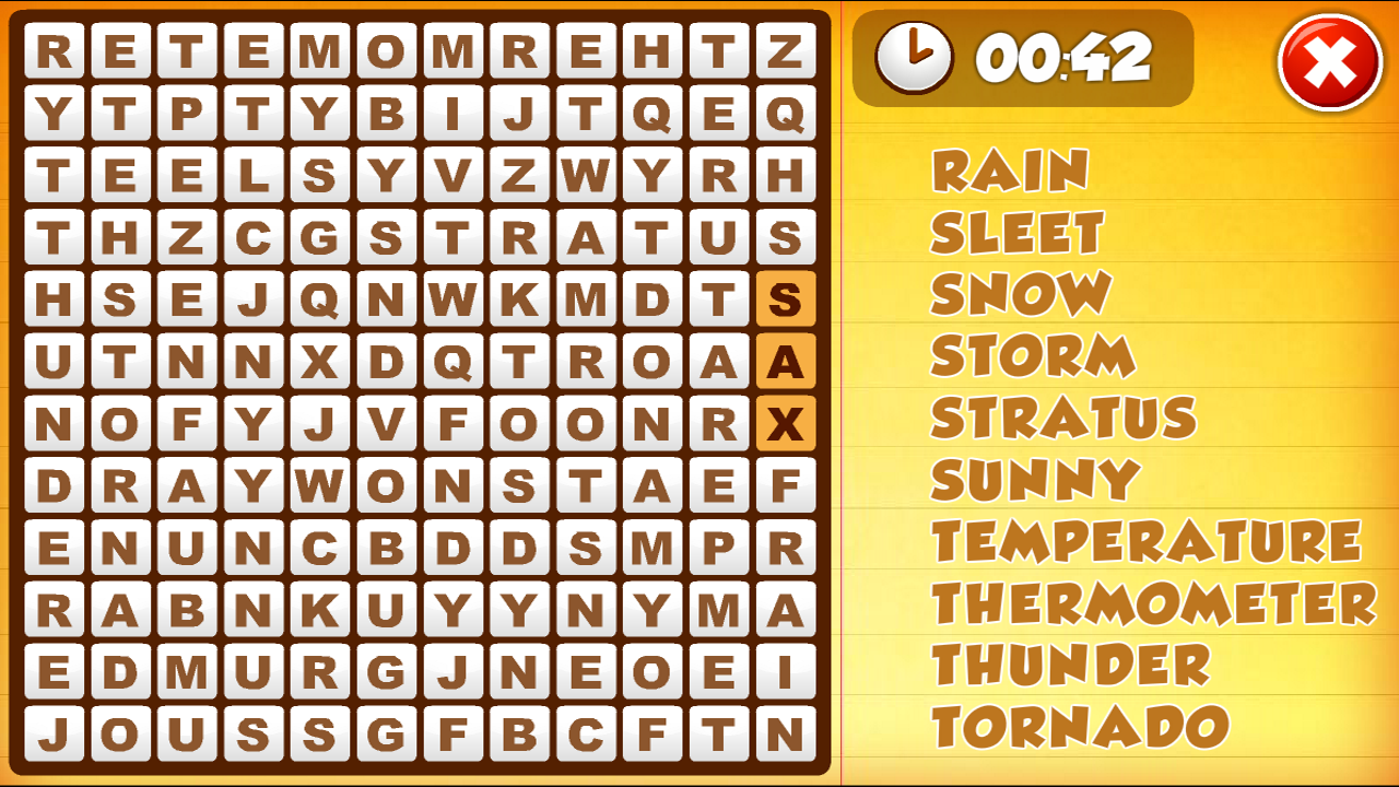 Word Search Deluxe HD FREE - App on Amazon Appstore