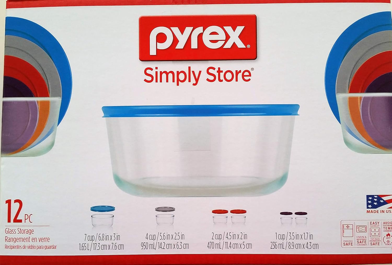 Amazon.com - 12 Piece Set Glass Storage Pyrex