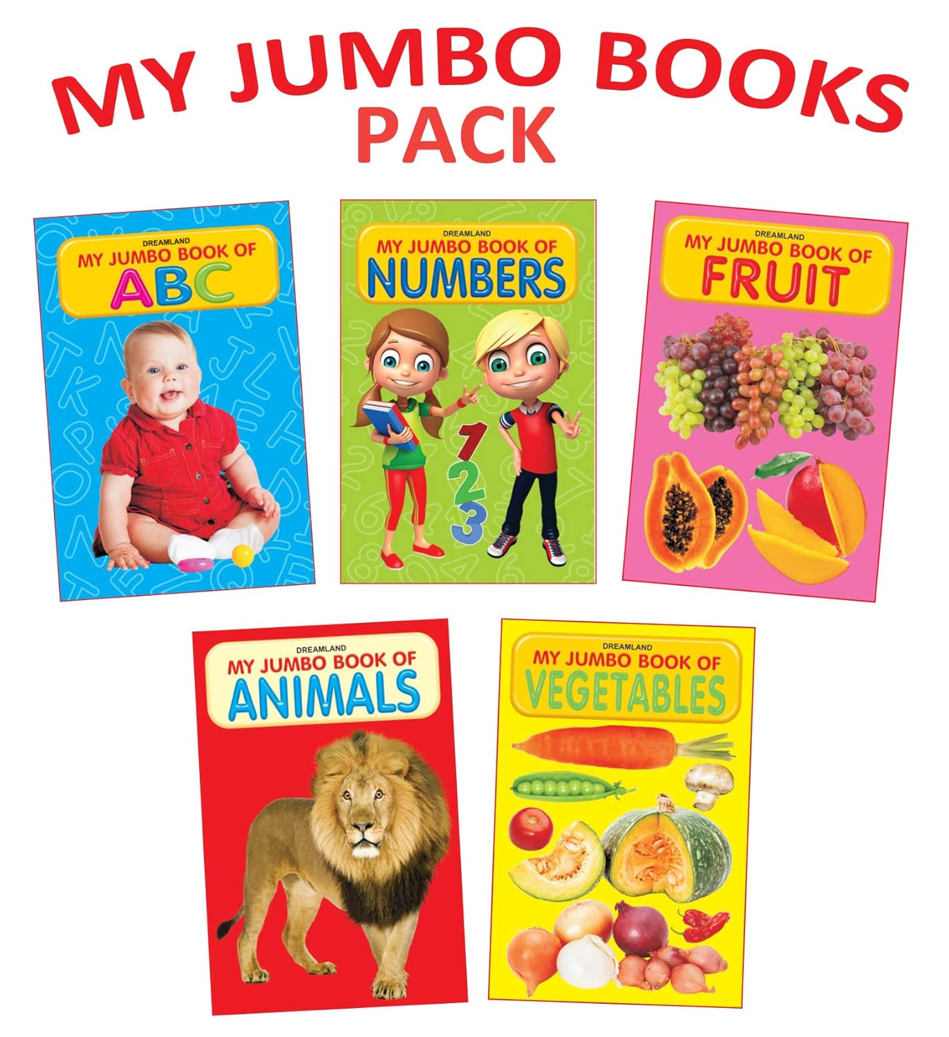 My Jumbo Book Series – Pack of 5 Titles | A3 Size Early Learning ...