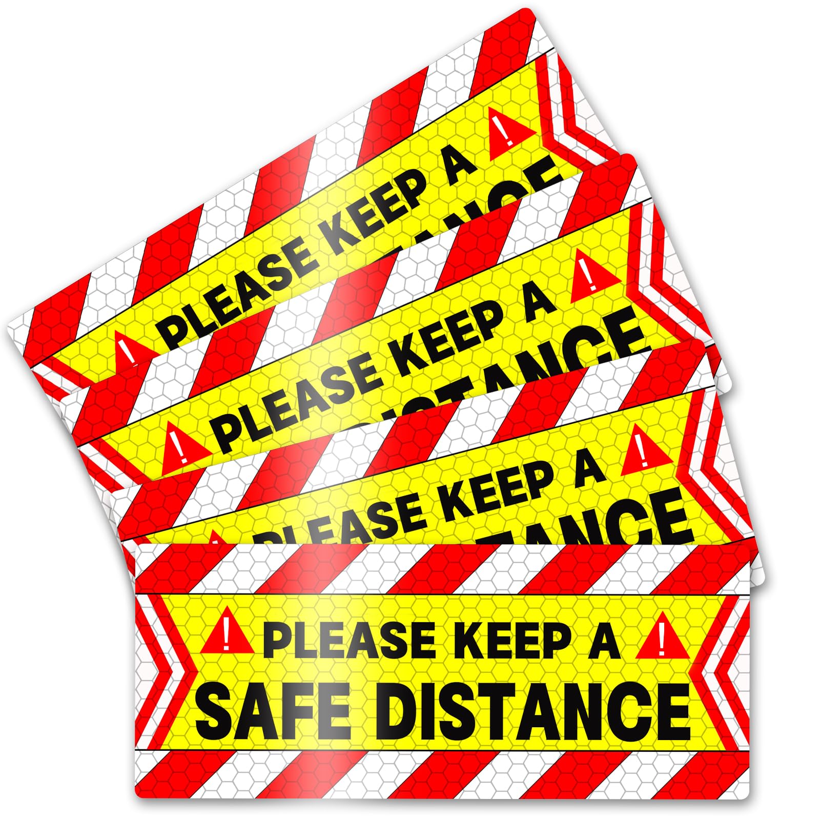 Amazon.com - 4 Pack Magnet Car Bumper Sticker | Please Keep A Safe ...