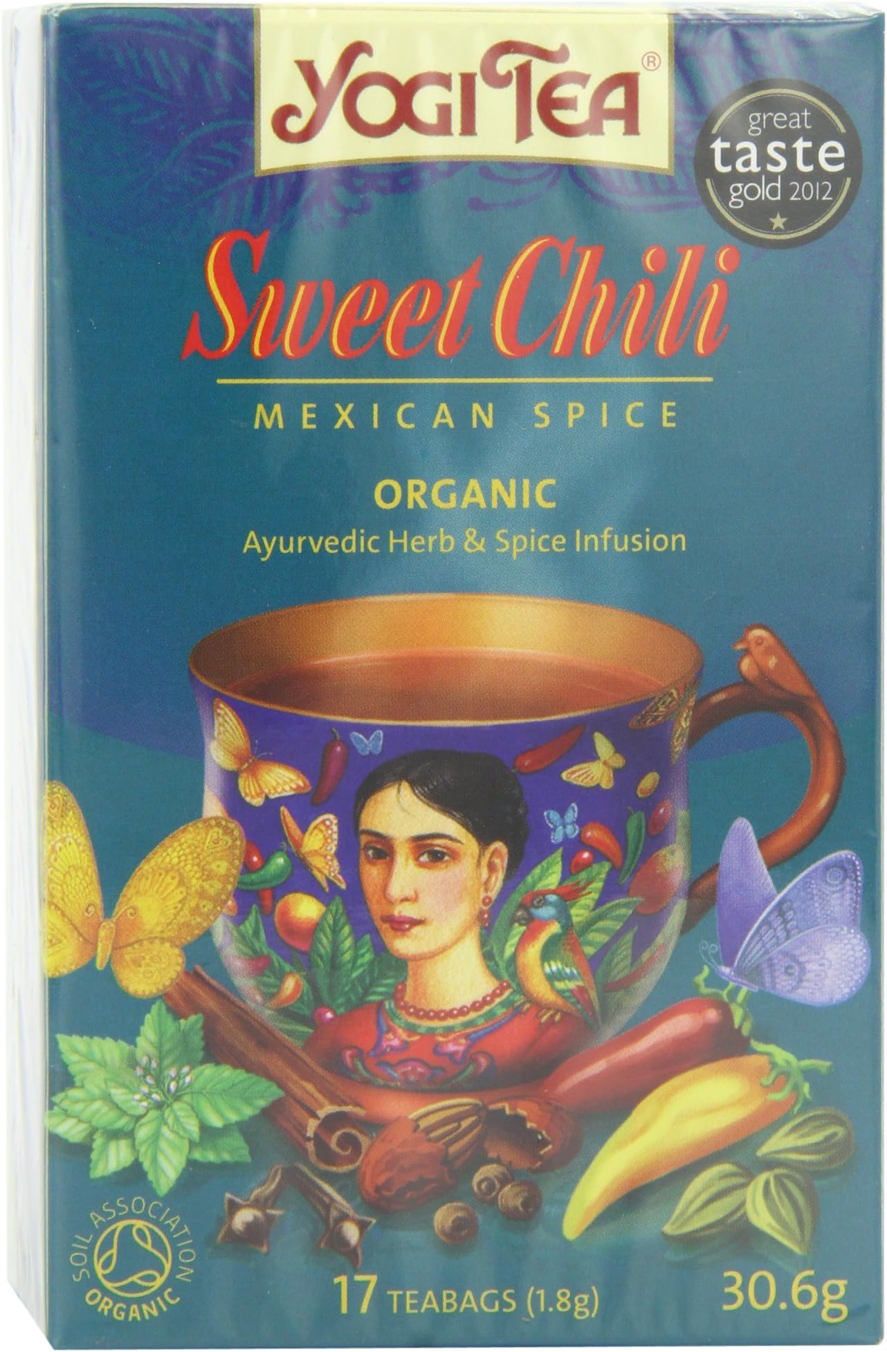 Amazon.com : Yogi Tea - Sweet Chili Mexican Spice - 30.6g : Herbal Teas ...
