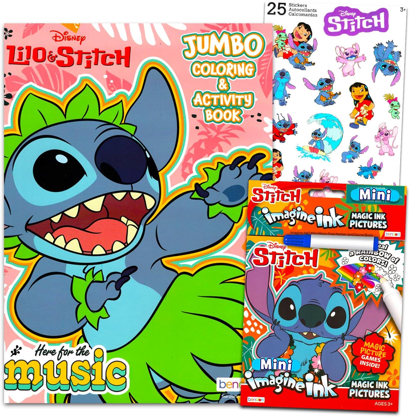 Amazon.com: Disney Stitch Journal Gift Set, Includes Journal, Stickers ...