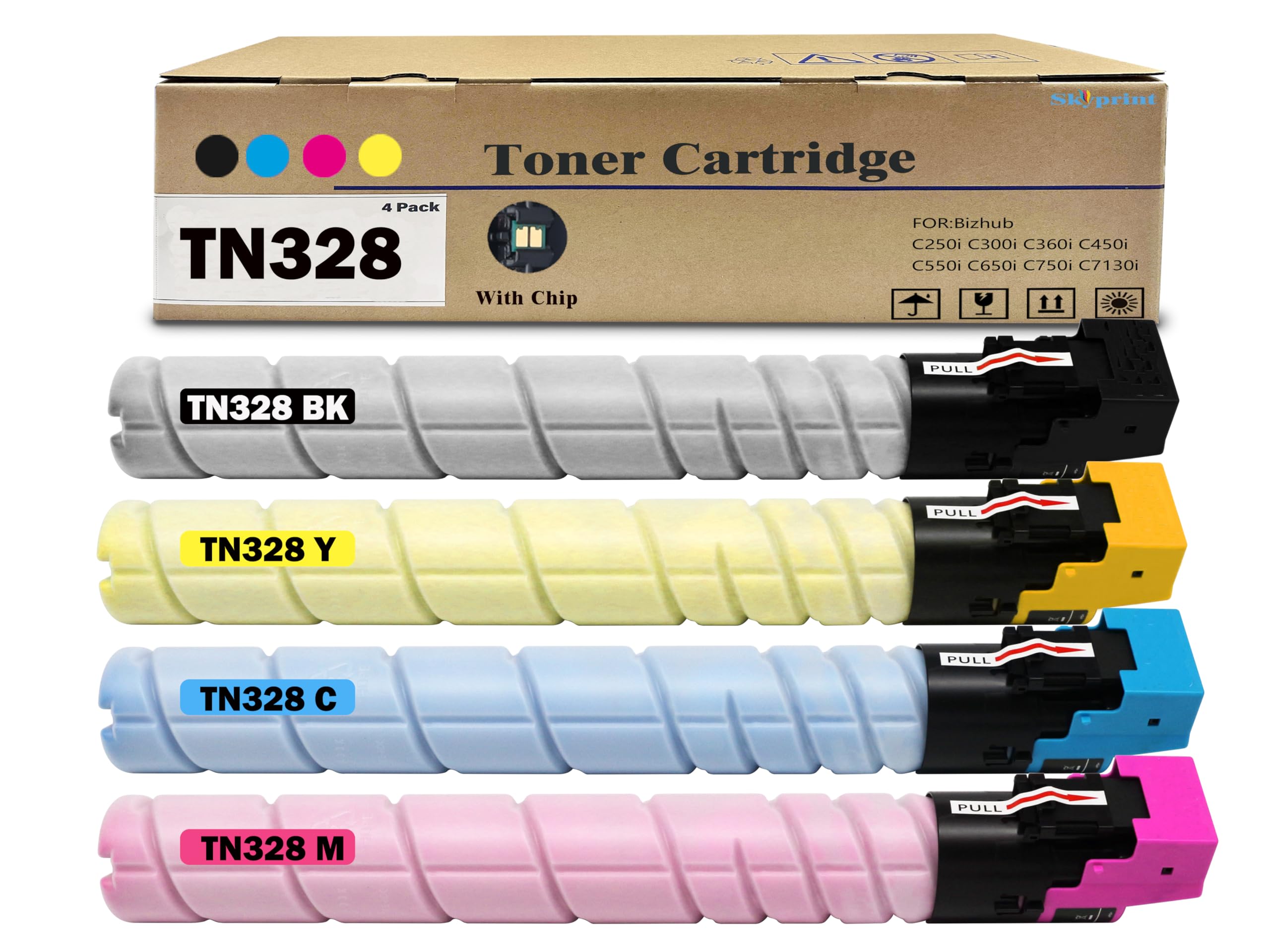 Amazon.com: TN328 TN-328 Toner Cartridge TN328K TN328C TN328M TN328Y ...