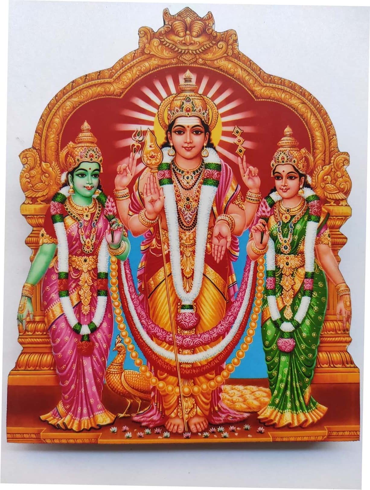 Buy Vils Lord Shri Prasanna Subramanya Swamy/ Murugan, Sri Valli & Sri ...