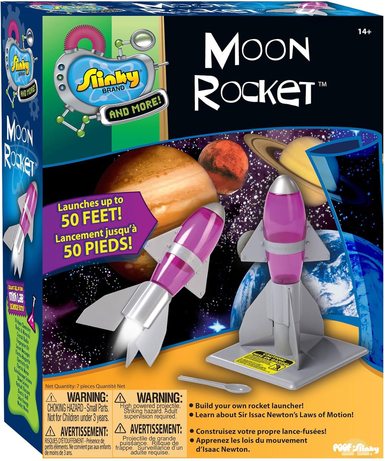 Amazon.com: Slinky Science Moon Rocket Kit : Toys & Games