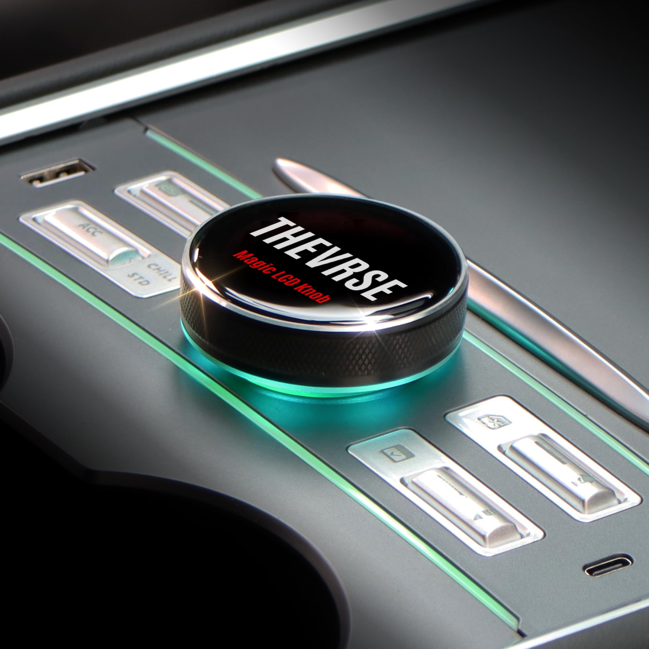 Amazon.com: THEVRSE Magic LCD Knob with Physical Buttons and RGB LED ...