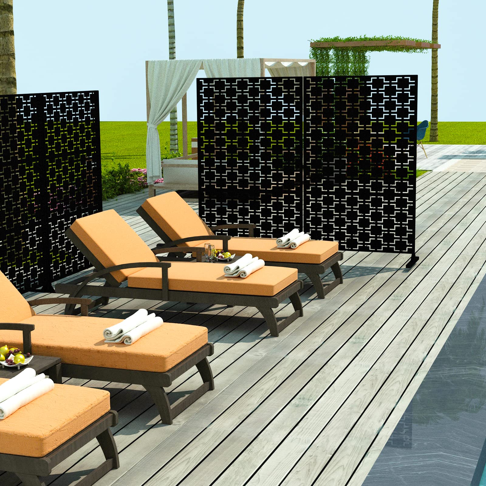 Make Your Own Outdoor Patio Dividers Outdoor Privacy Screens & Patio