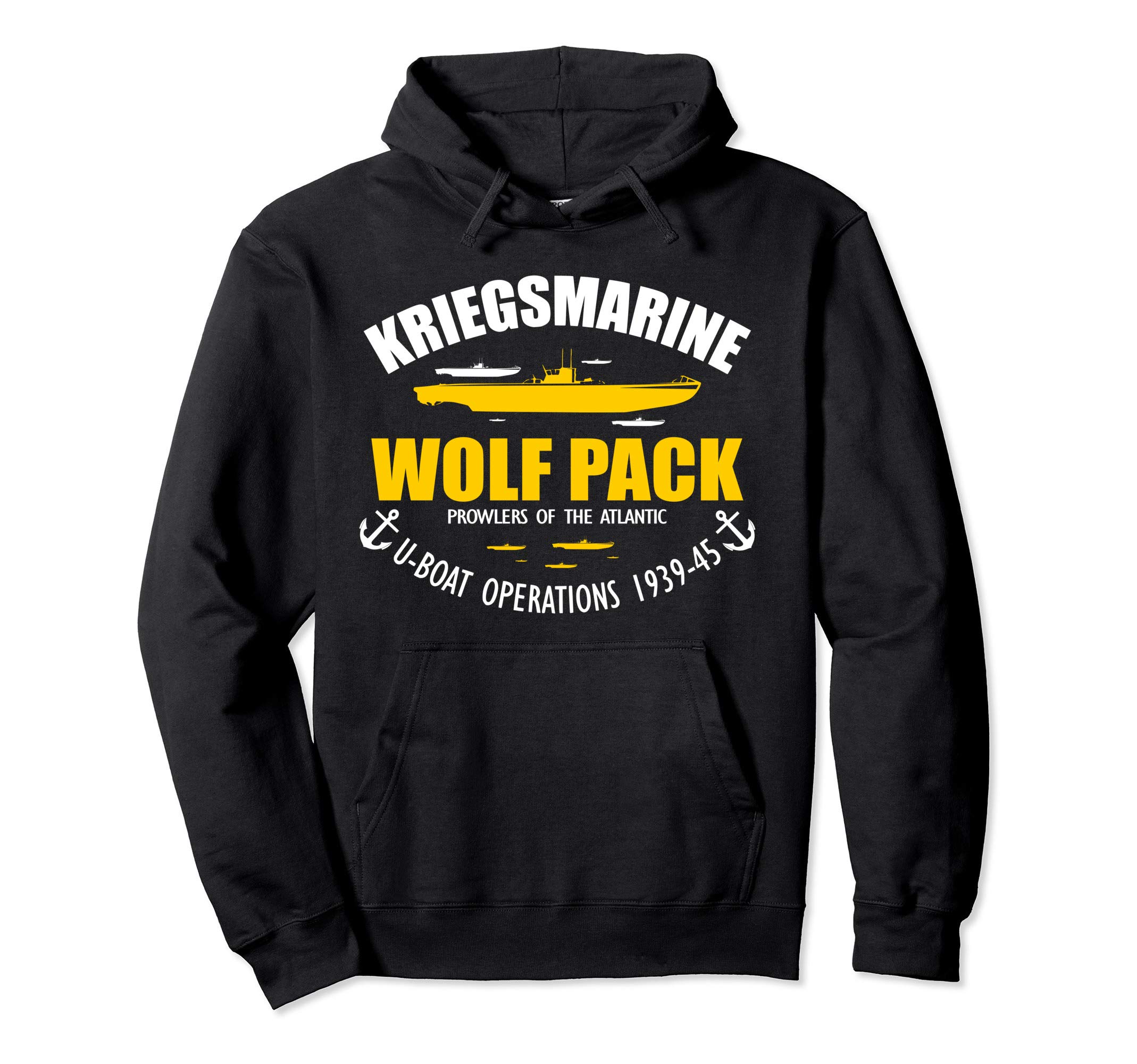 Amazon.com: WW2 U-boat - Kriegsmarine Wolf Pack (distressed) Pullover ...