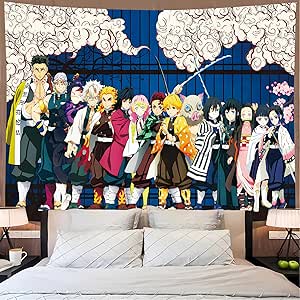 Amazon.com: Timimo Anime Poster Tapestry - Decorations - Japanese ...