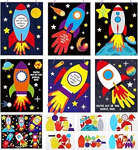 Amazon.com: Beeveer 30 Sets Father's Day Crafts for Kids, DIY Father's ...