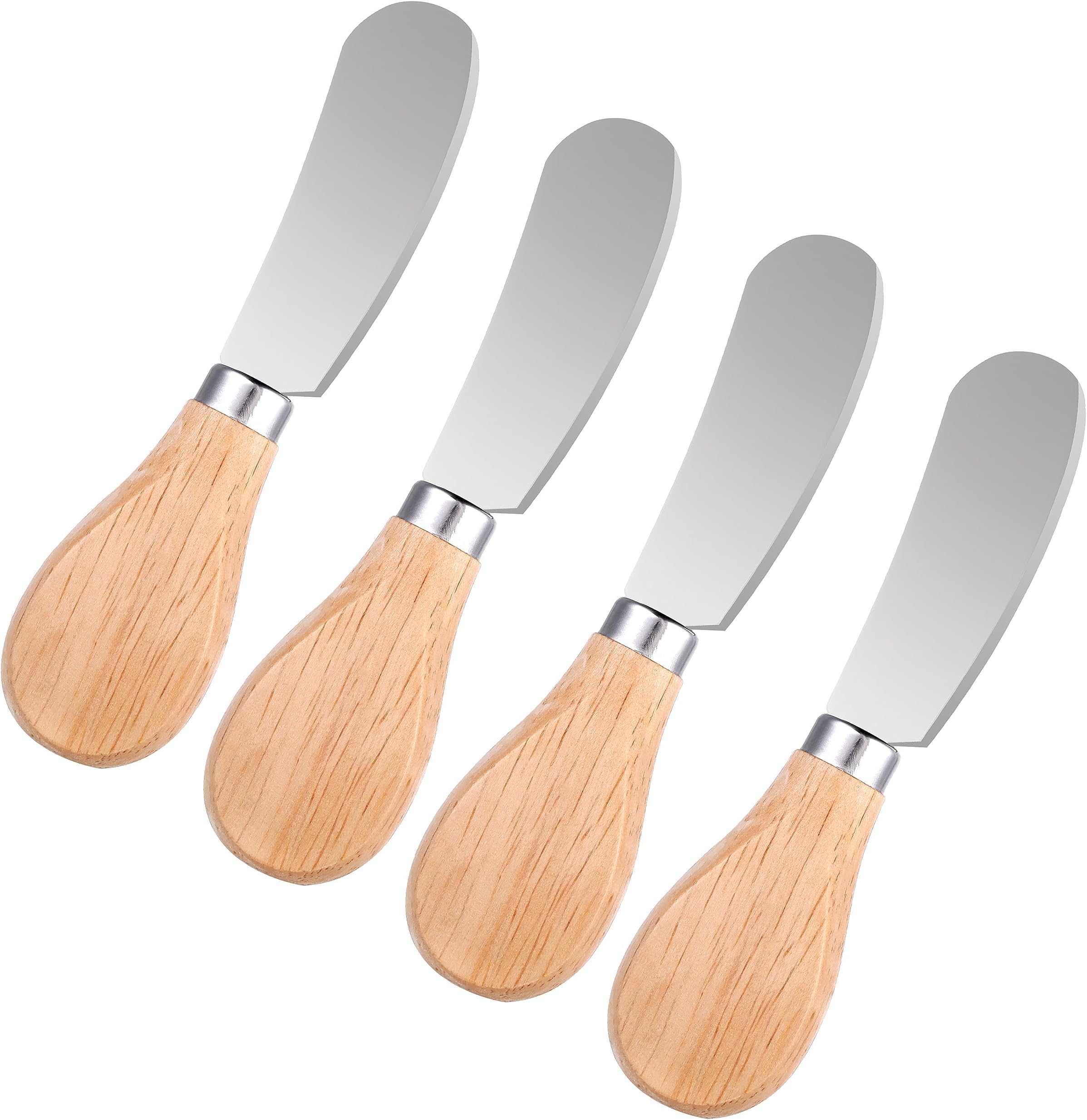 Amazon.com: Gisupuy 4 Pieces Cheese Spreader Durable Stainless Steel ...
