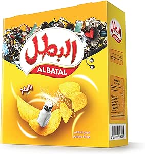 Al Batal Salted Potato Chips, 12 x 23 g : Buy Online at Best Price in ...
