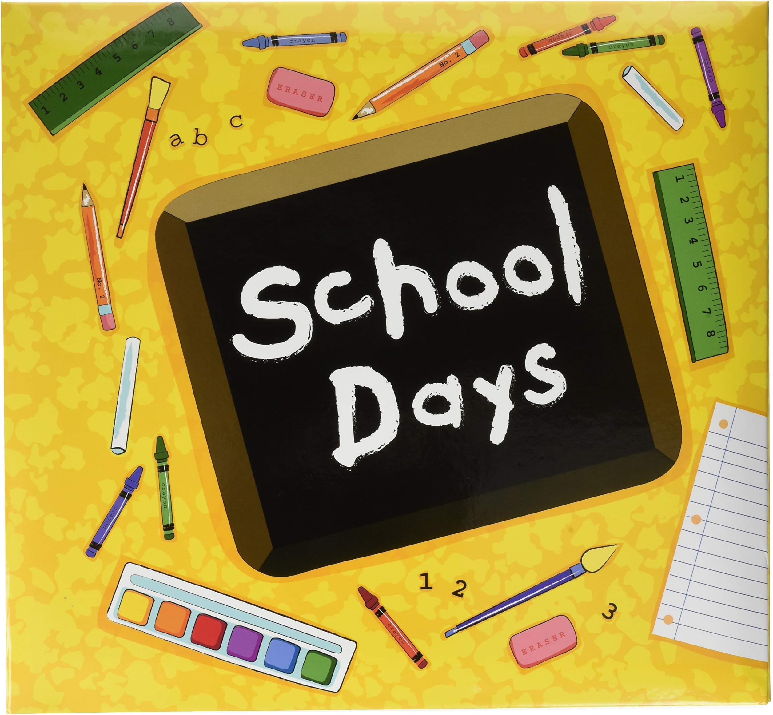 Amazon.com : Personalized School Days Book, Customized Keepsake Memory ...