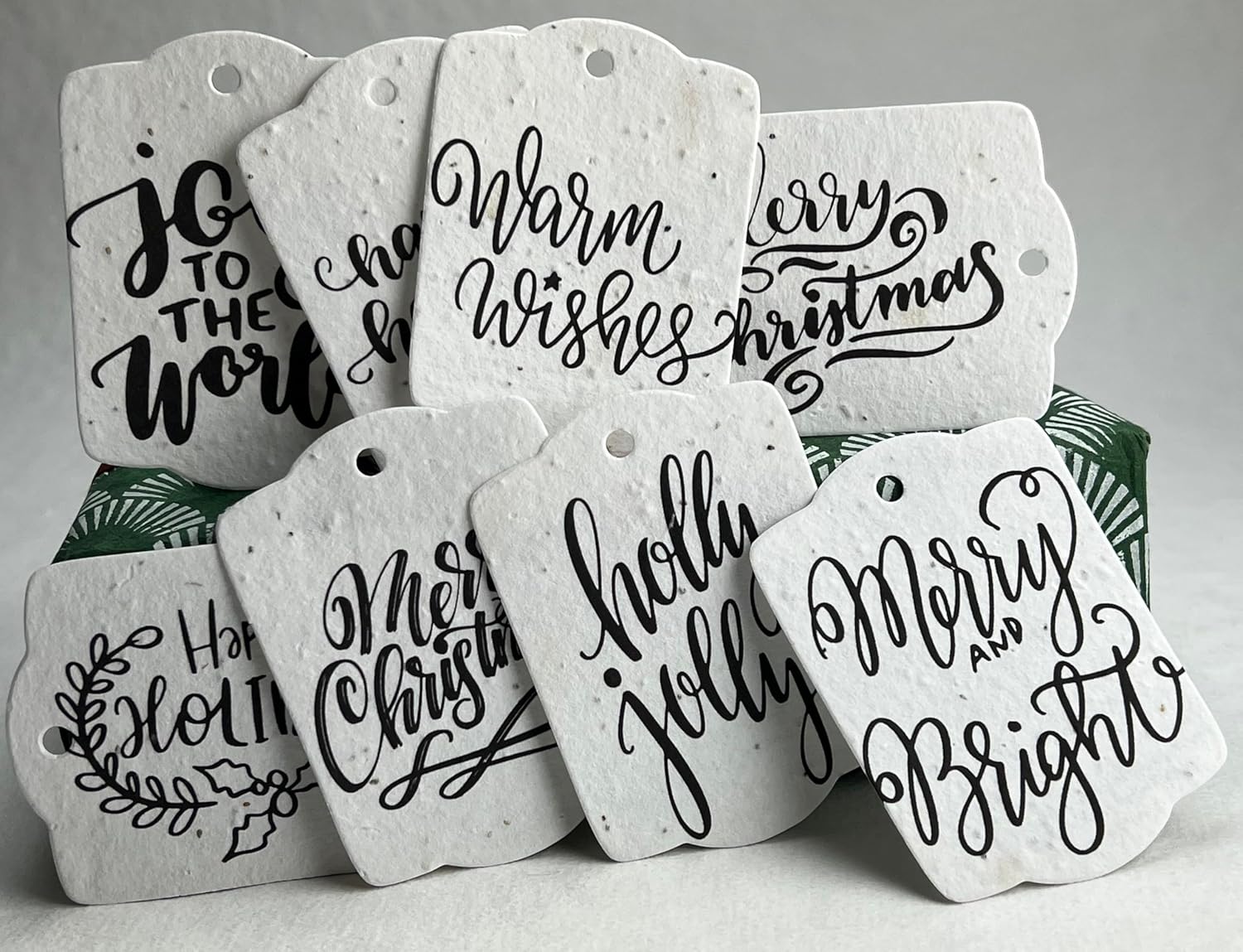 Amazon.com : Of The Earth Handmade Paper - Seed Paper Gift Tags - Mixed ...