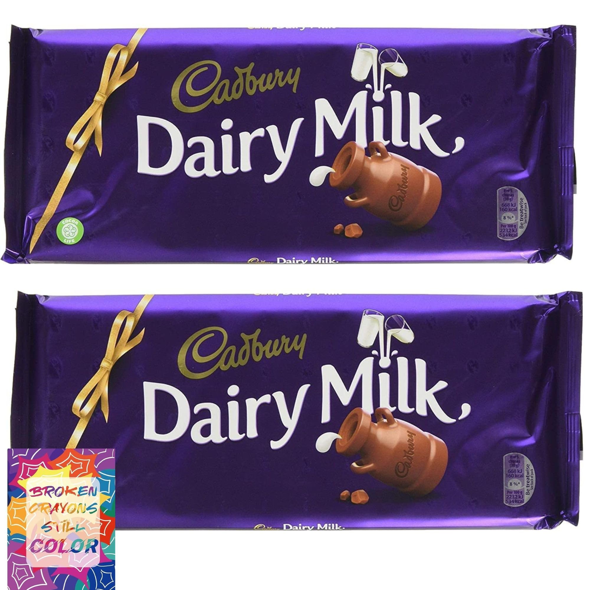 Cadbury Dairy Milk Chocolate Bar 360g Bundle X2 Total 720g | Desertcart ...